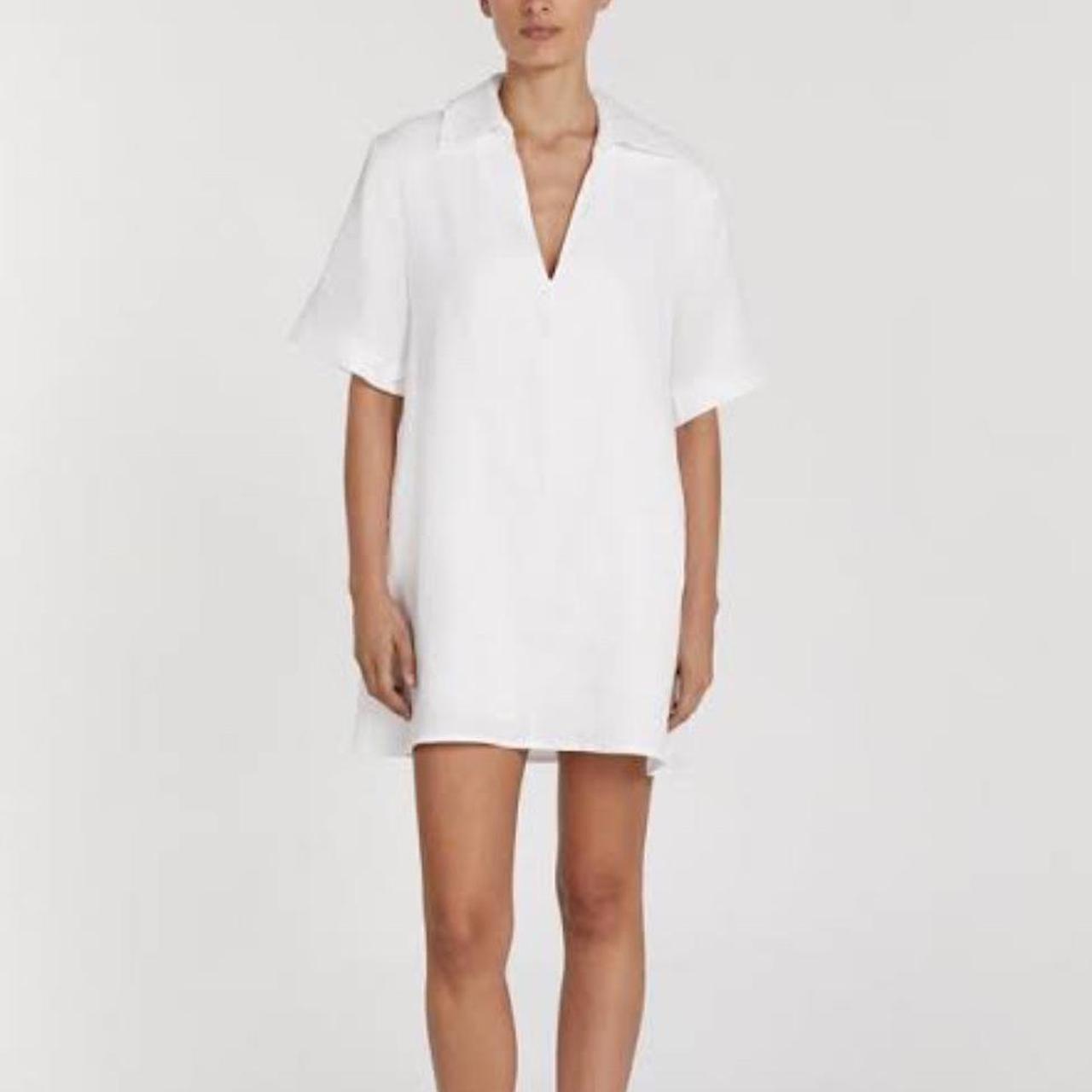 DISSH linen shirt dress Worn once Perfect... | Depop
