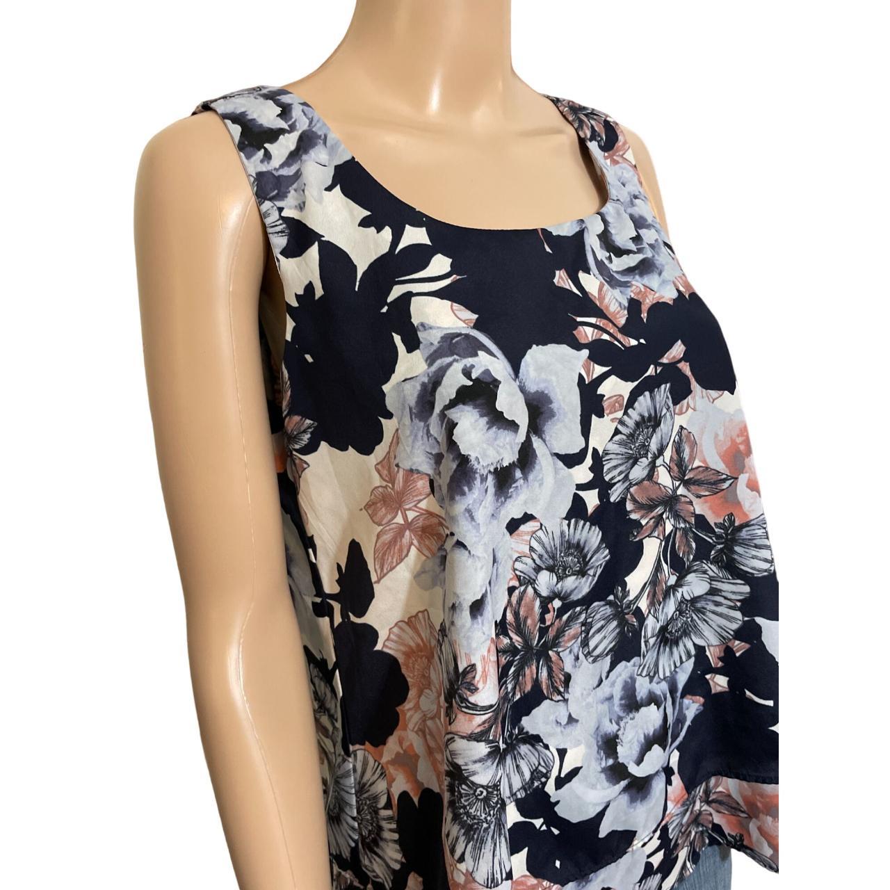 Per Seption Concept Floral Blouse Size S Great... - Depop