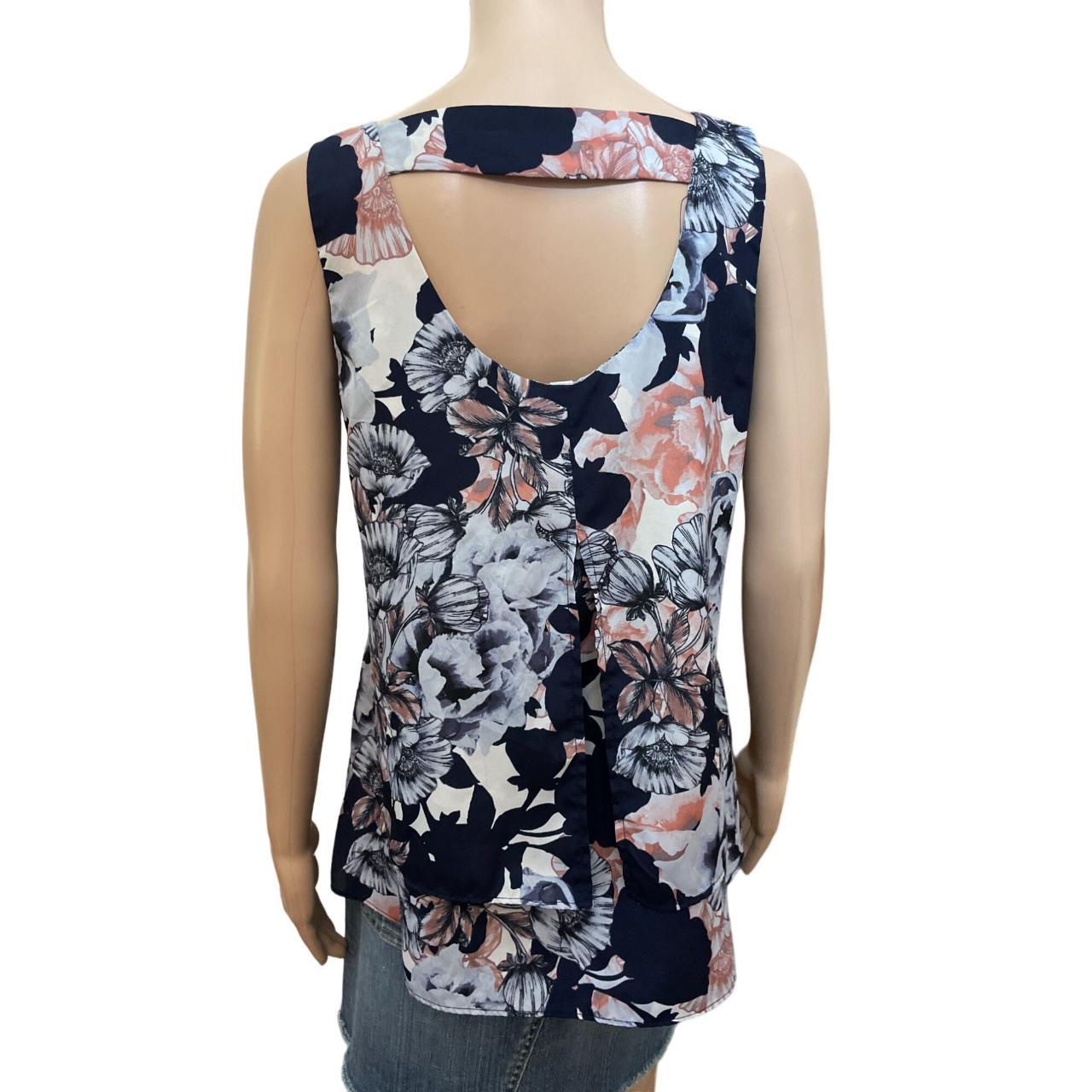 Per Seption Concept Floral Blouse Size S Great... - Depop