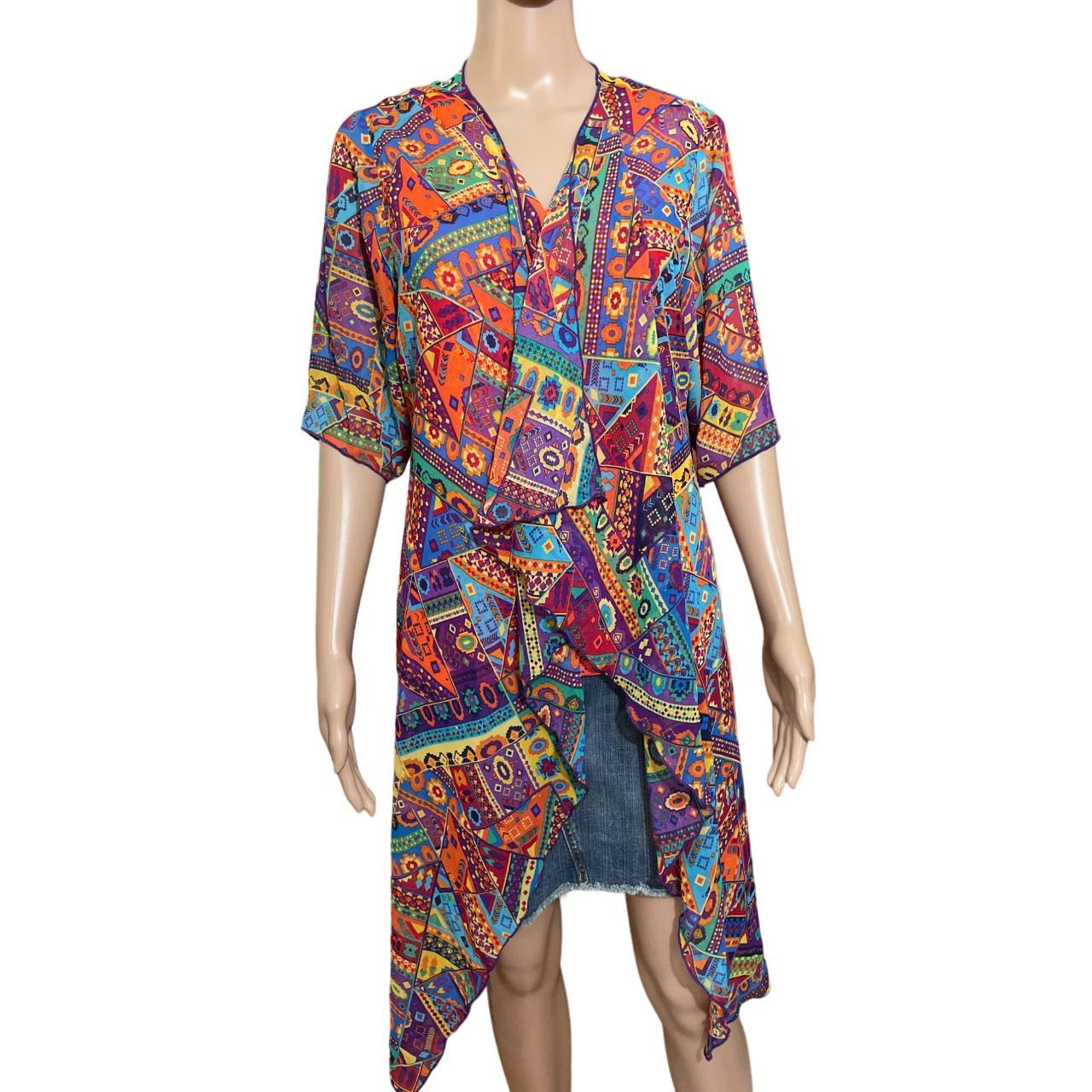 NWT Lularoe Multicolor Coverup Size S 100%... - Depop