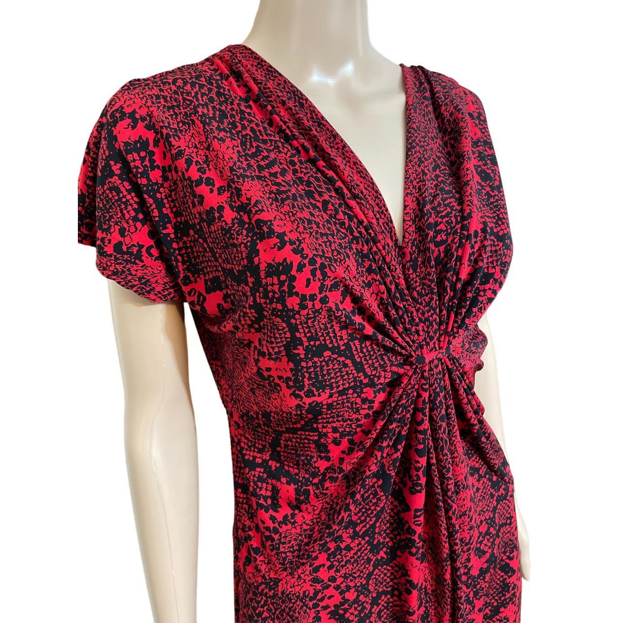 Chaus Red Black Blouse Size Large Chaus Red Black... - Depop