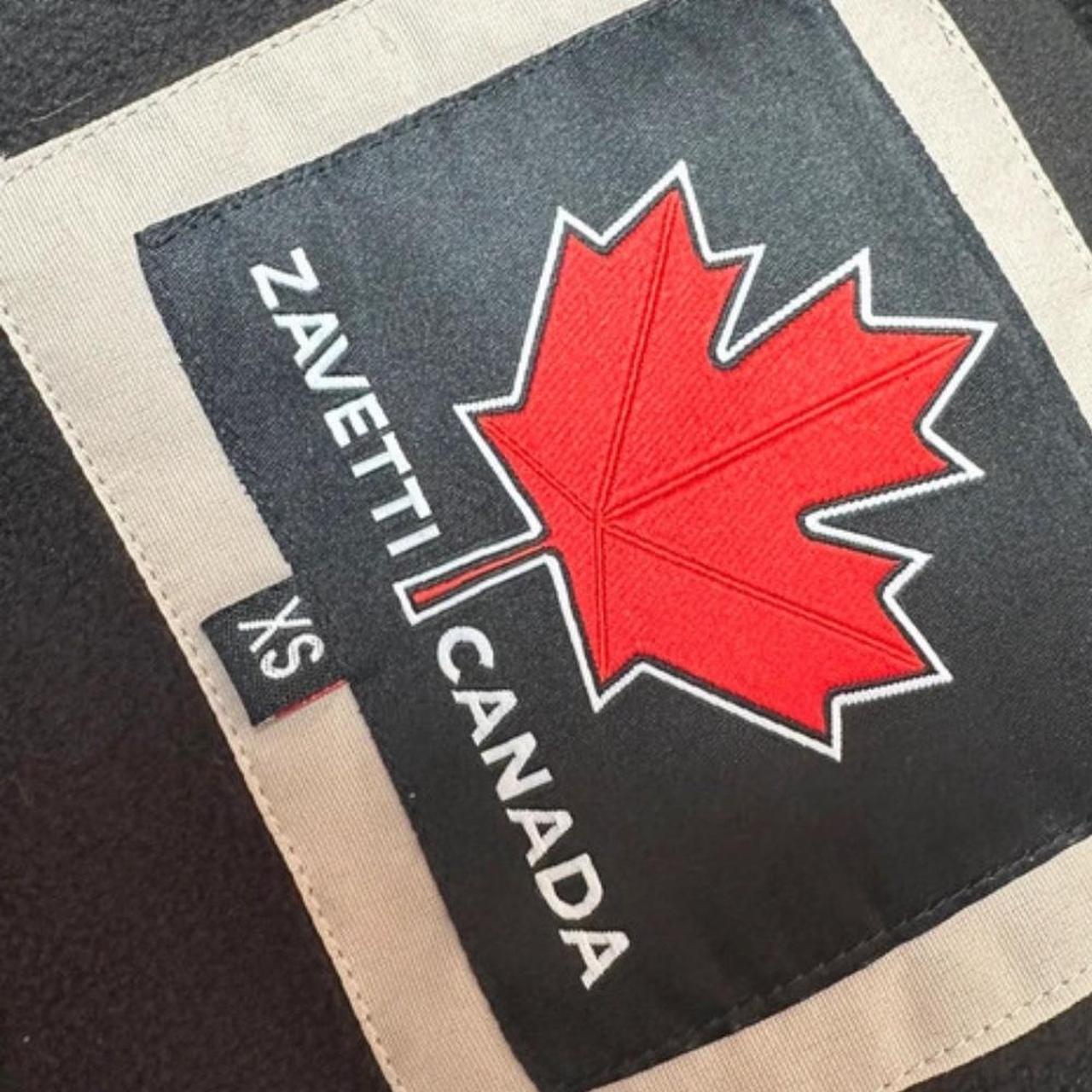 Zavetti Canada tan and cream fur hooded coat - Depop