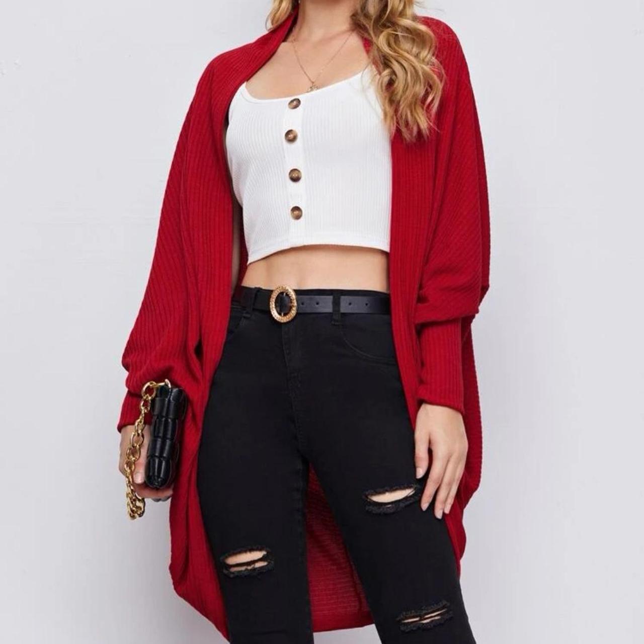 Shein cardigan large, small holes - Depop