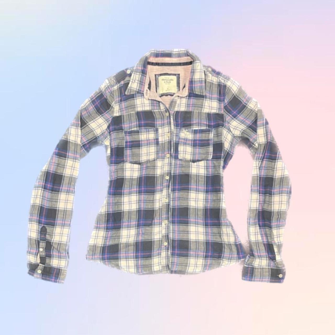 Abercrombie & Fitch Checkered Top : - in great... - Depop