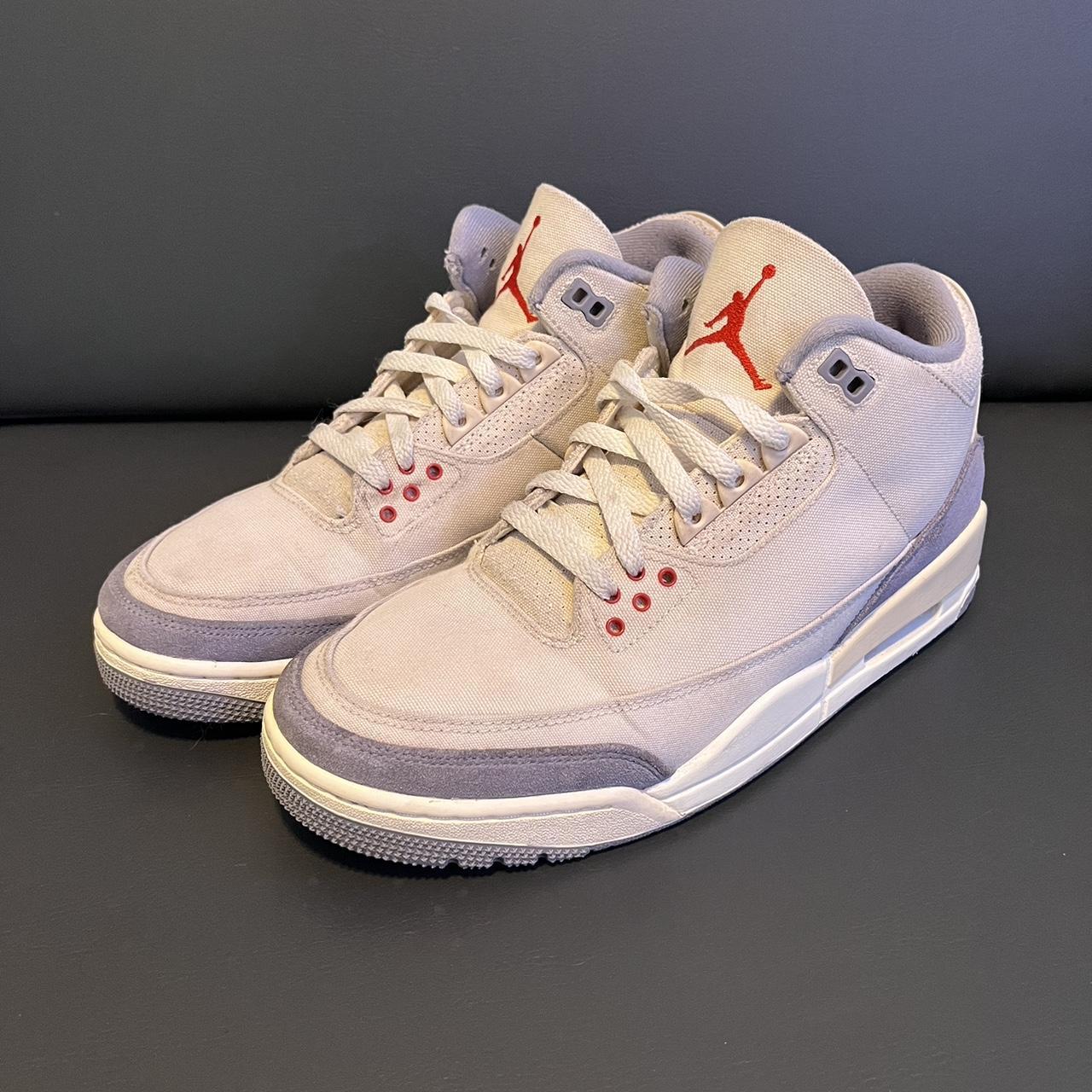 Jordan 3 Retro “Muslin” 9.5 No box #jordan #sneaker - Depop