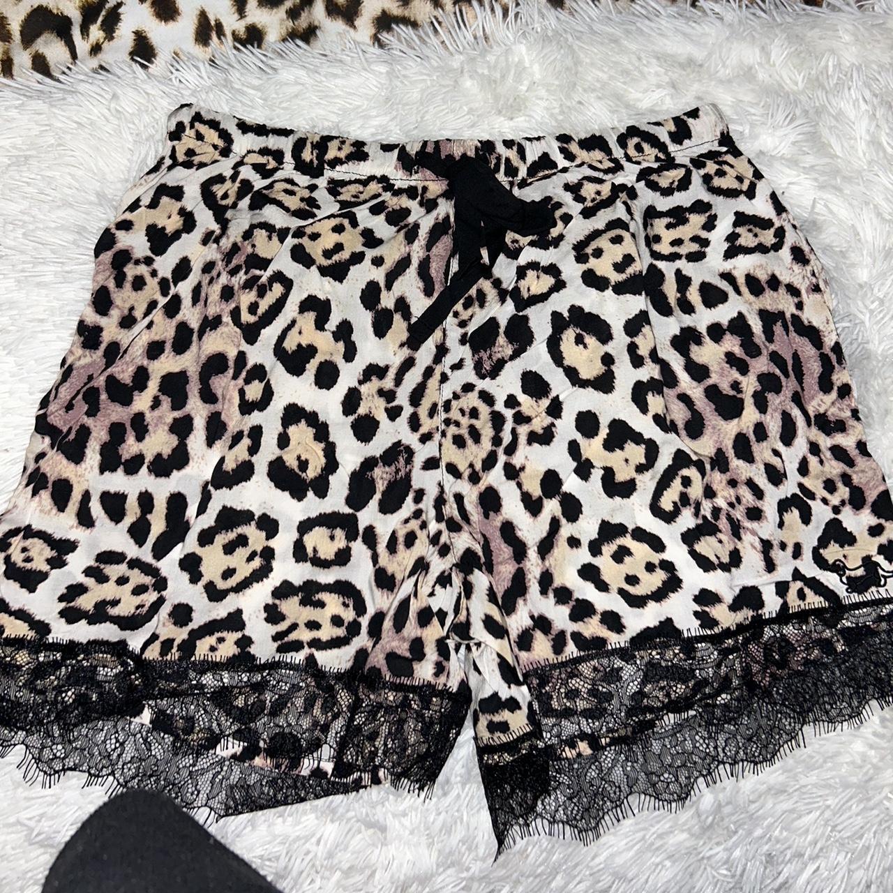 Peter Alexander leopard print shorts size XS never... - Depop