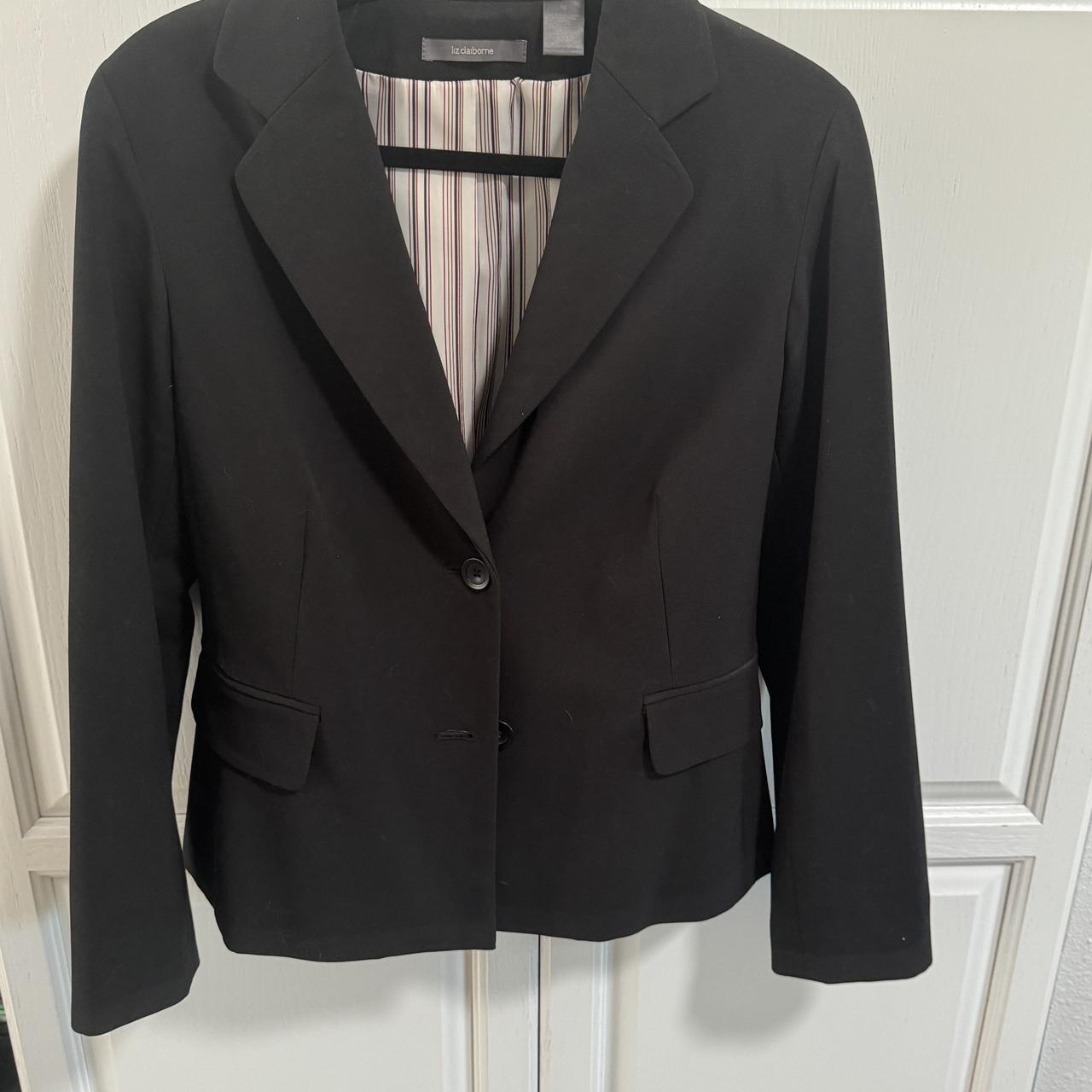 Elevate your professional look with a tailored black... - Depop