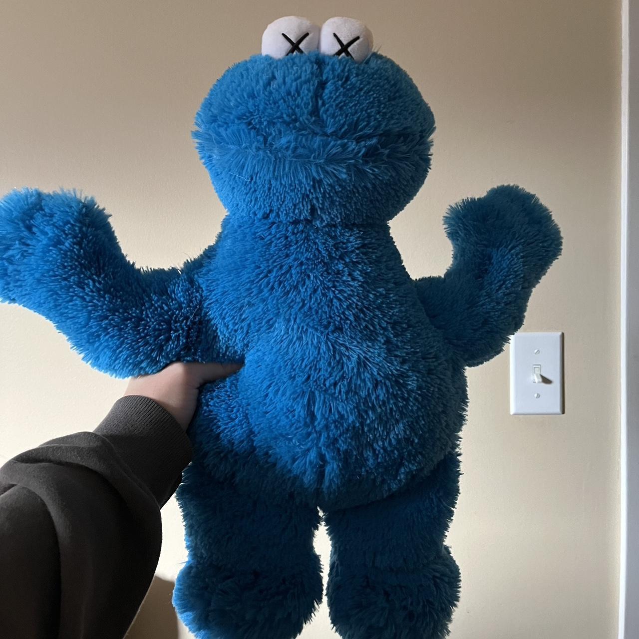 Kaws Cookie Monster stuffie #kaws - Depop