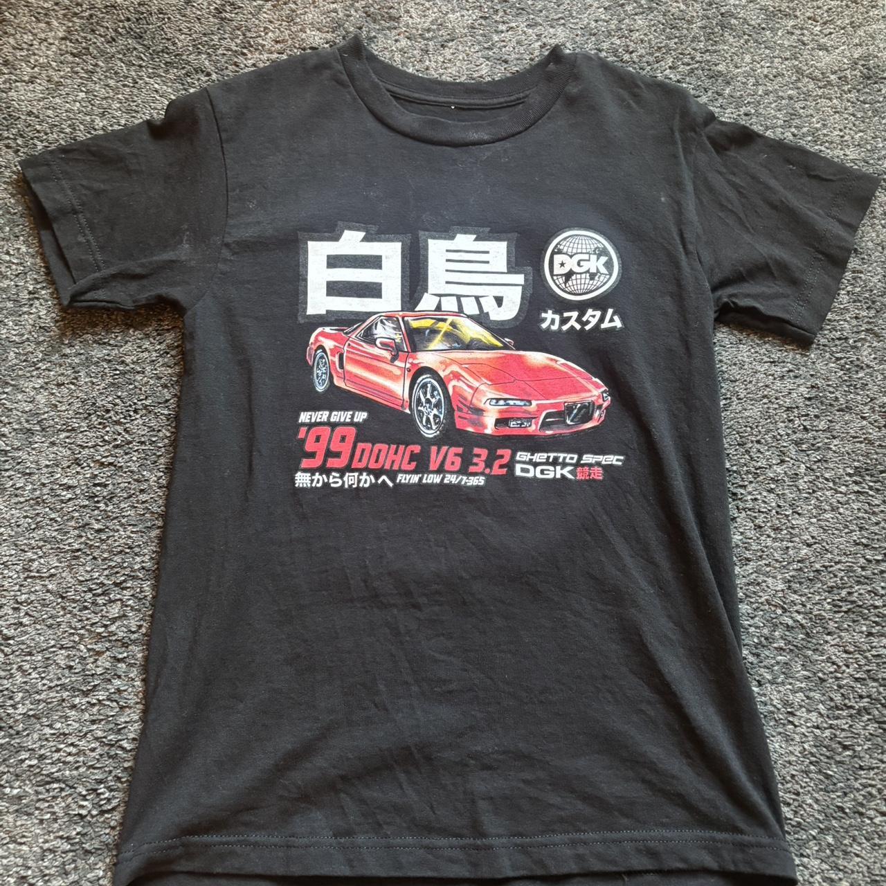 DGK Graphic Car Tee Shirt With Vintage Design. - Depop