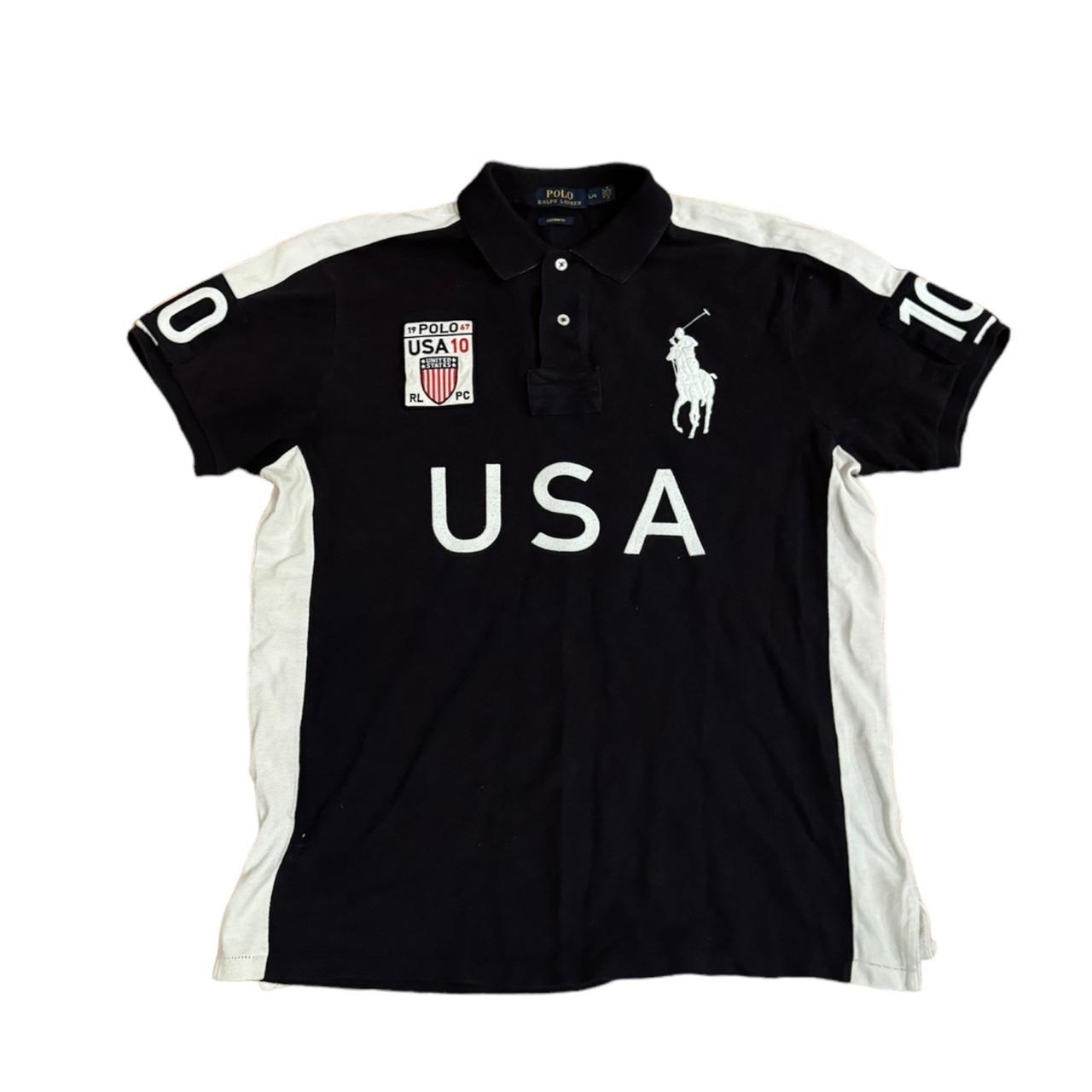 INSANE chief keef usa polo Iconic globoy era🐱 Fits... - Depop INSANE chief keef usa polo Iconic globoy era🐱 Fits... - Depop