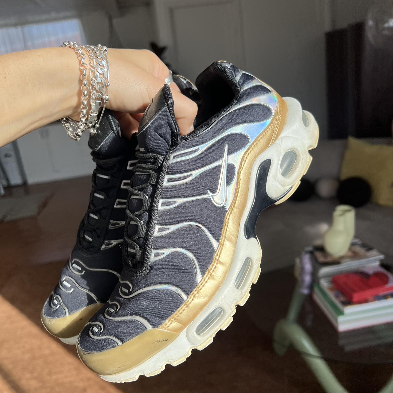 Nike's TNS Air Max Plus Flexes Iridescent Silver &... - Depop