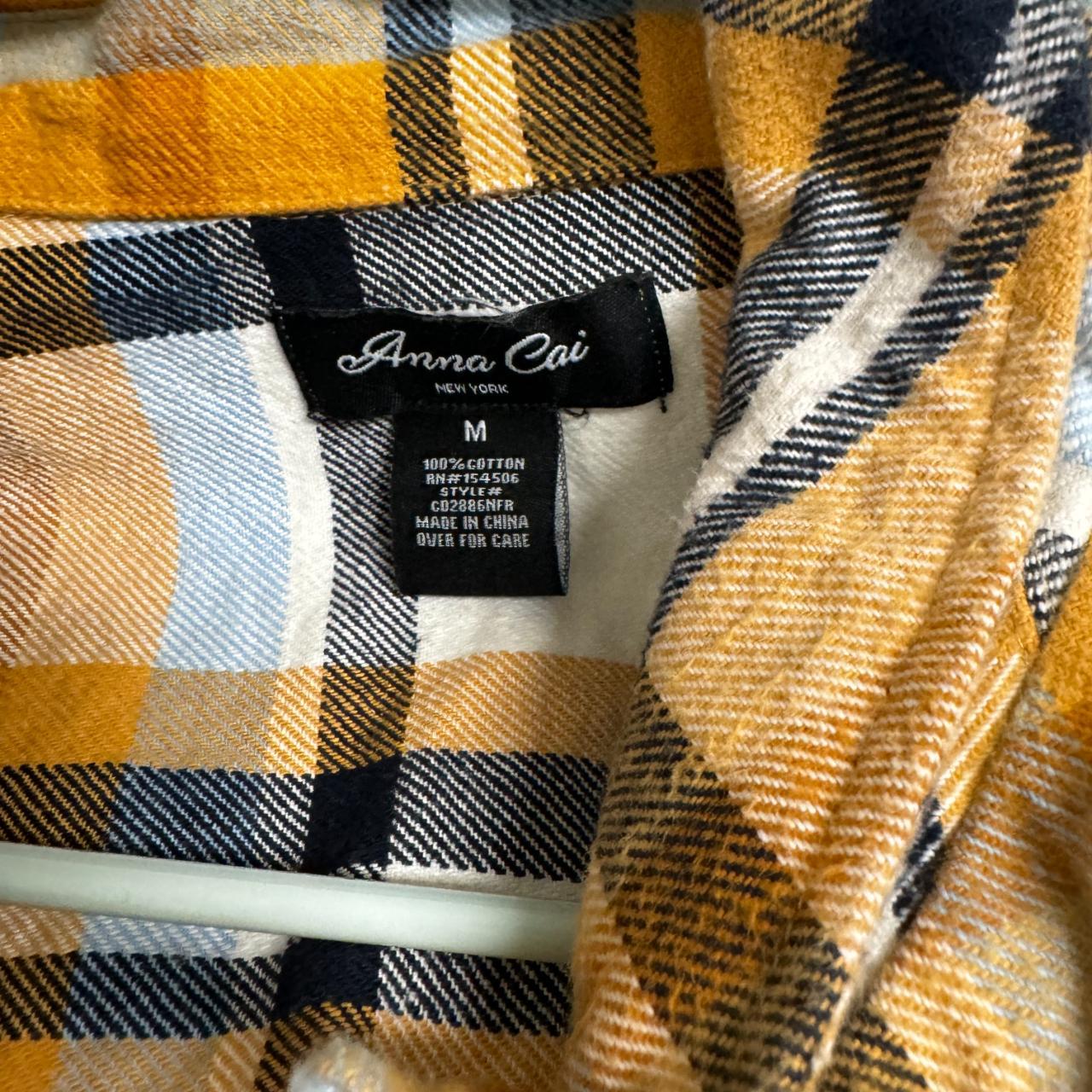 Flannel Anna Cai jacket size M - Depop