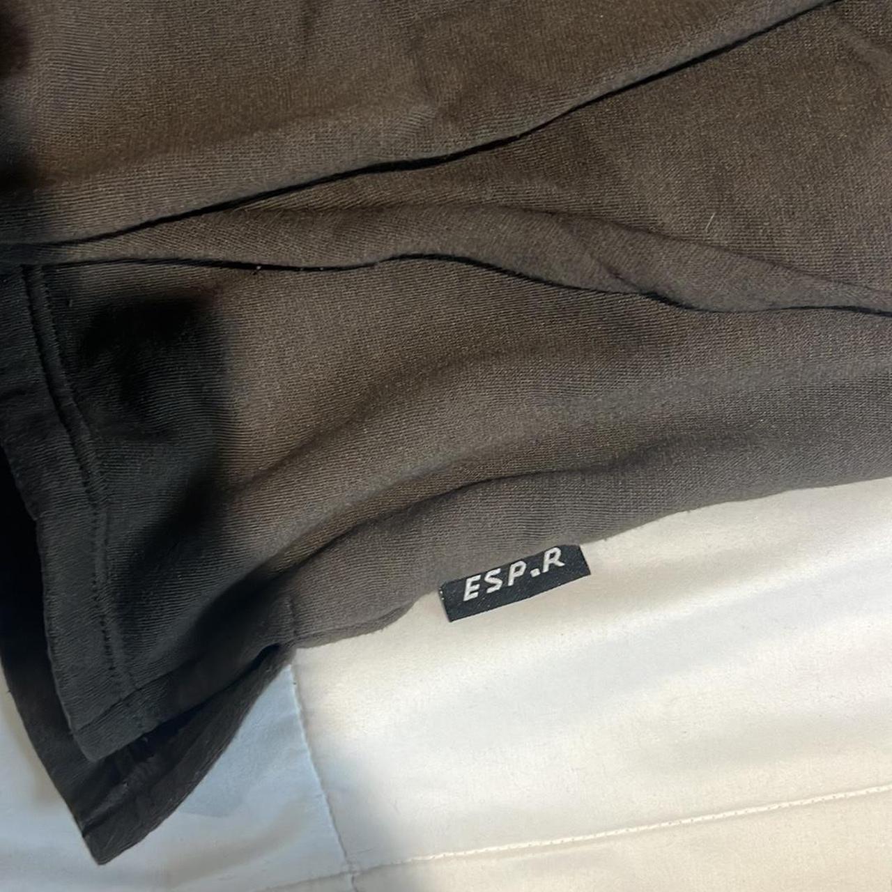 ESP.R mocha brown quarter zip size men’s XL - Depop
