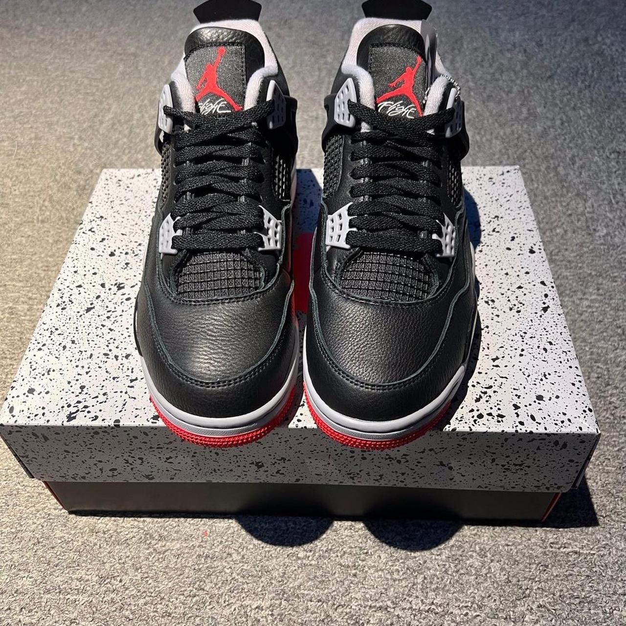 Authentic Jordan 4's Size 10 - Depop