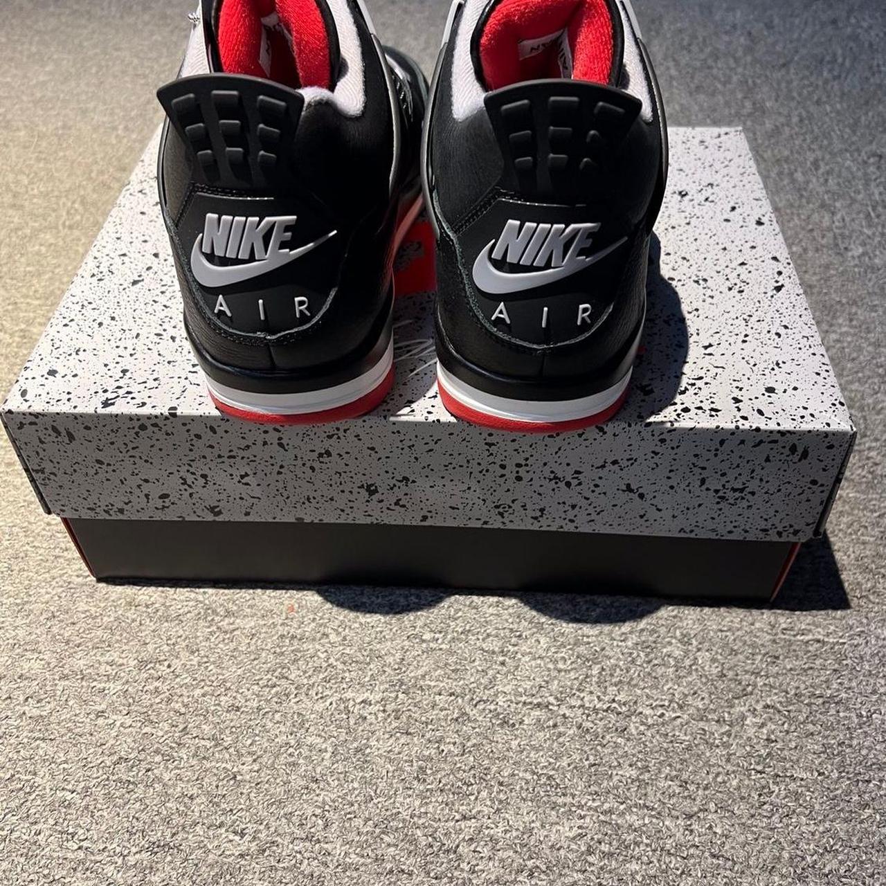 Authentic Jordan 4's Size 10 - Depop