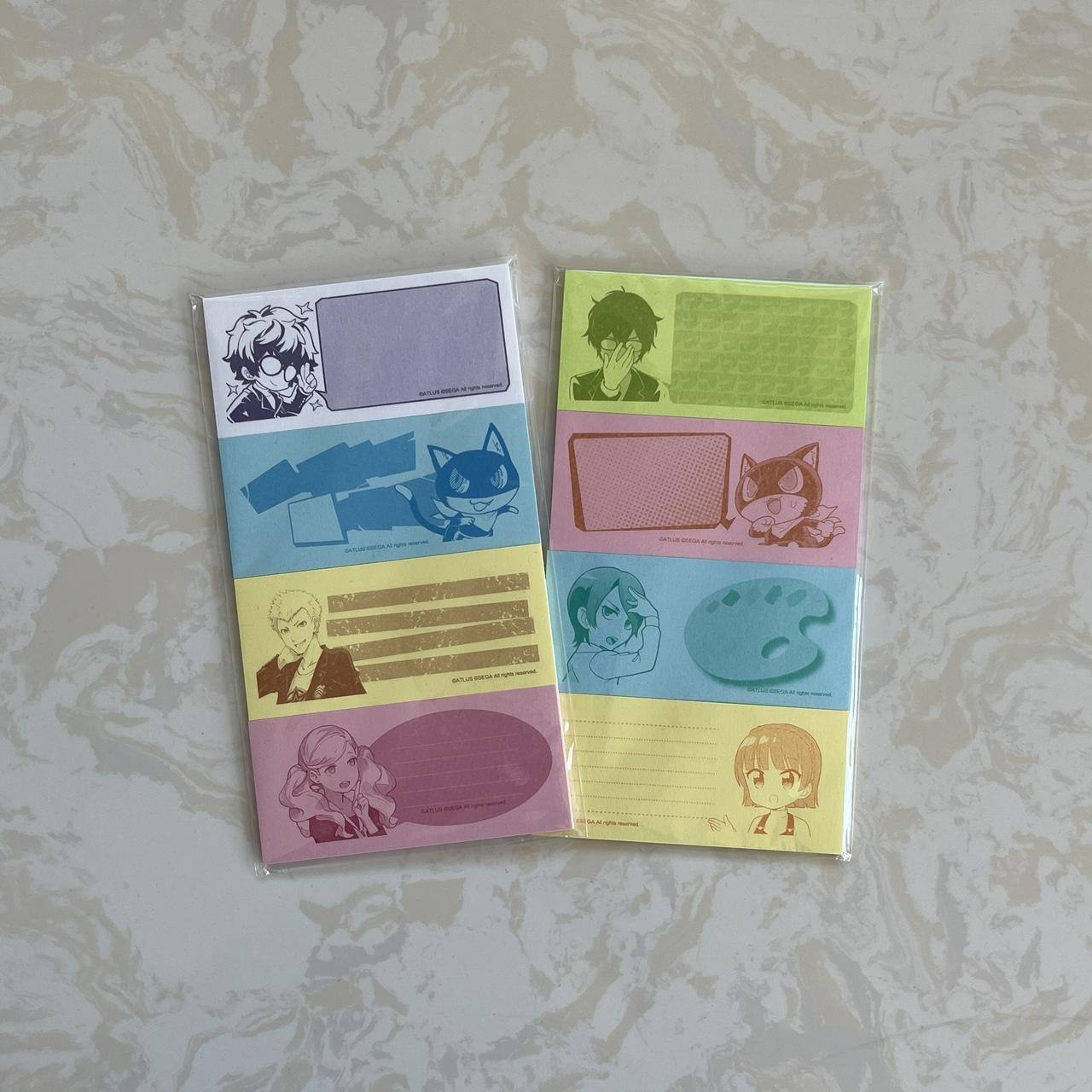 2 packs of official persona 5 sticky notes,... - Depop