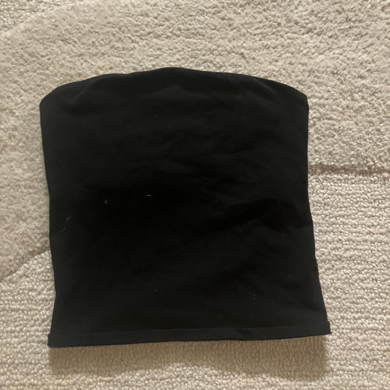 black target tube top with built in shelf. size is... - Depop