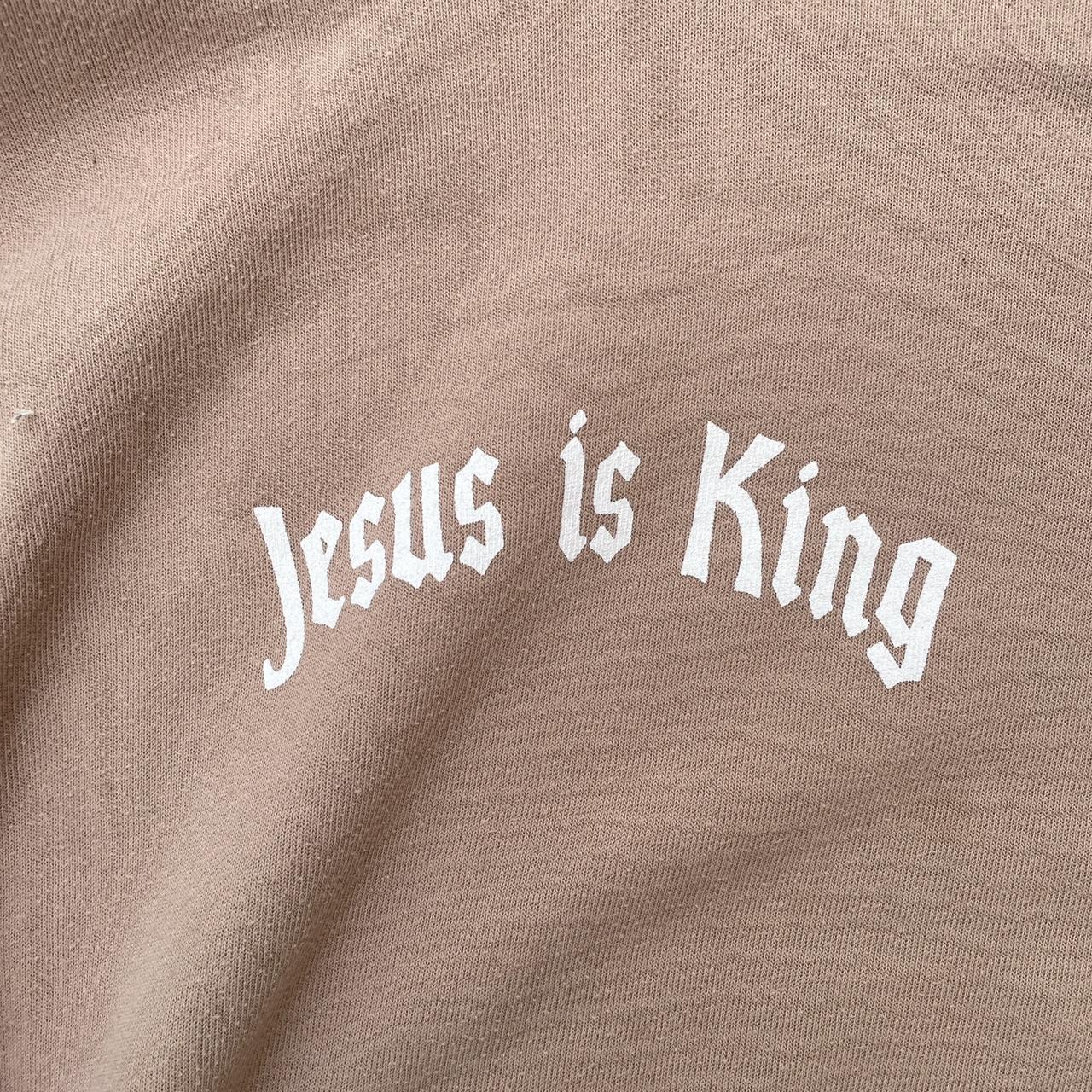 Vintage Y2K Jesus Is King Hoodie #vintage... - Depop