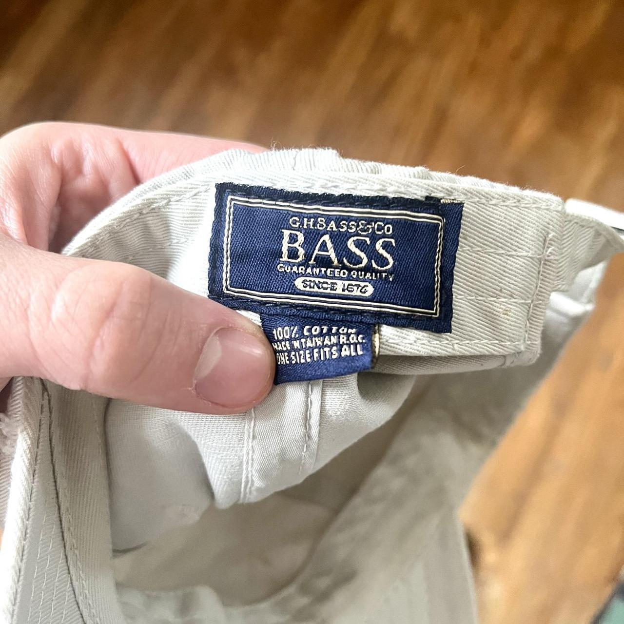 VINTAGE Early 2000s G.H. Bass & Co. Tan StrapBack... - Depop