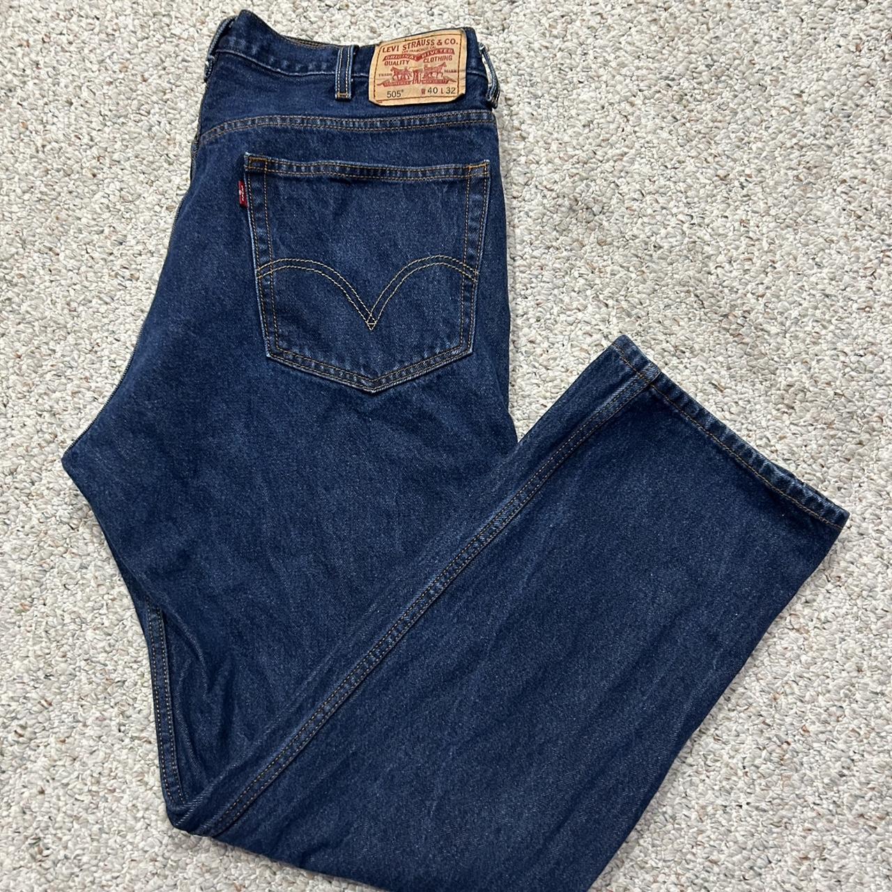 2005 Levi’s 505 regular fit jeans size 40x32... | Depop