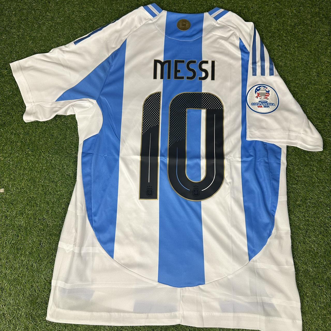 Argentina Messi Home Kit Copa America 2024 - Depop
