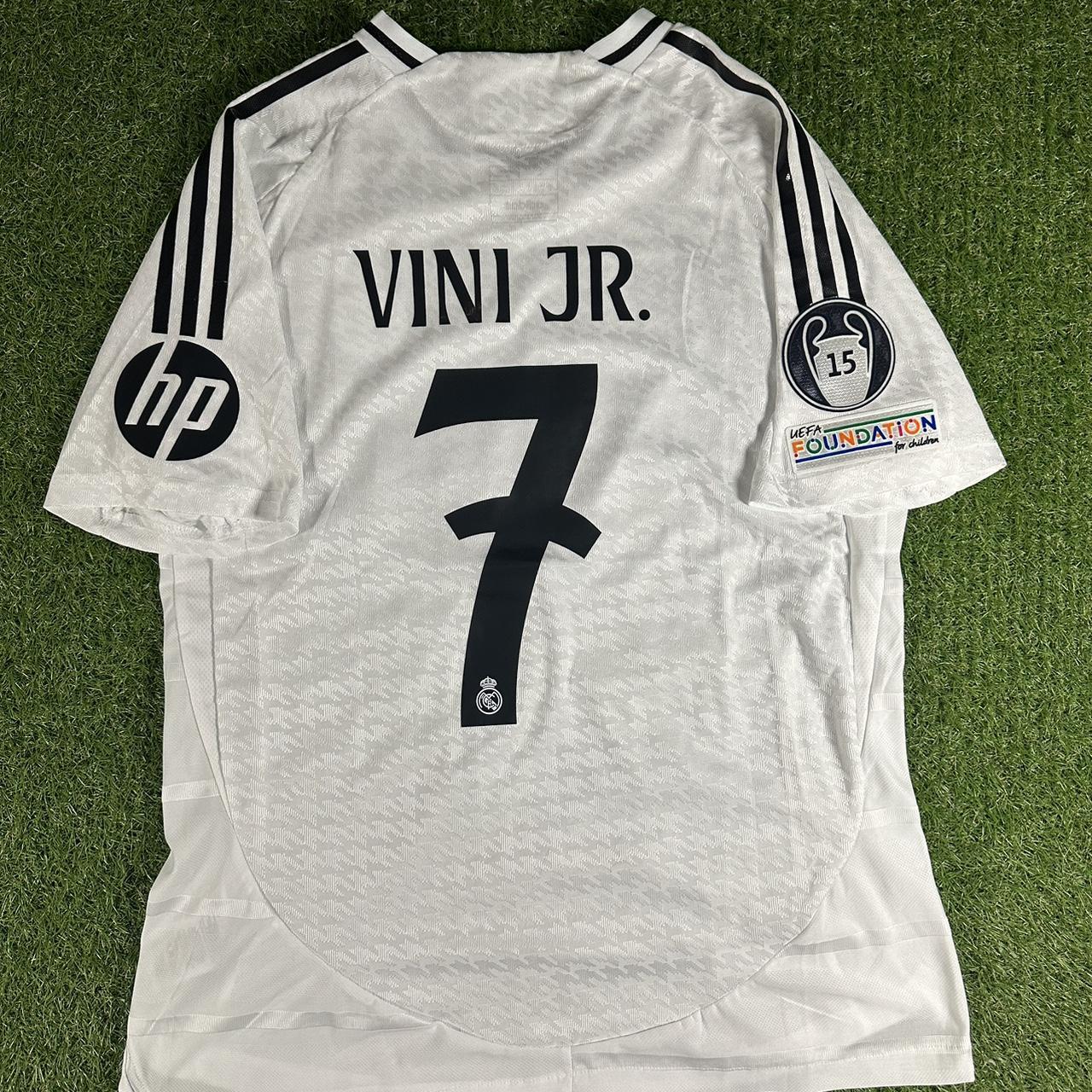 Real Madrid Home Vini Jr 24/25 kit - Depop