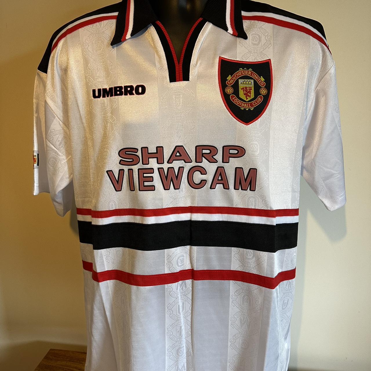 Manchester United 1998/99 Away kit Men’s Xl New with... - Depop