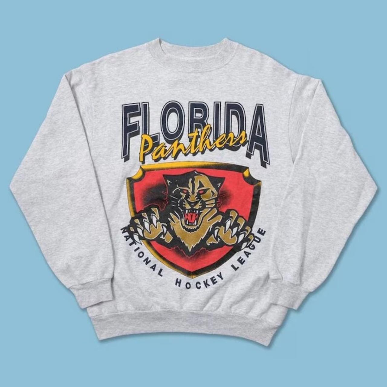 Vintage Florida Panthers sweatshirt, Crewneck... - Depop