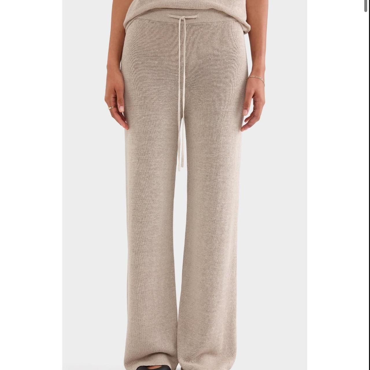 Venroy Knitted Pants - bought for $180, slight oil... - Depop