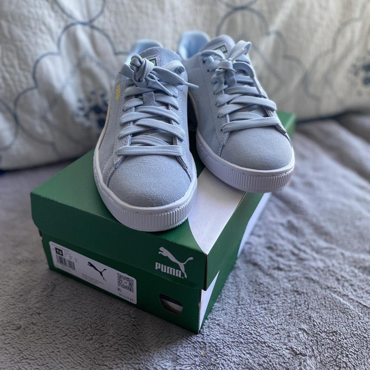 NEW Suede Classic XXI Women’s PUMA Icy-Blue and... | Depop