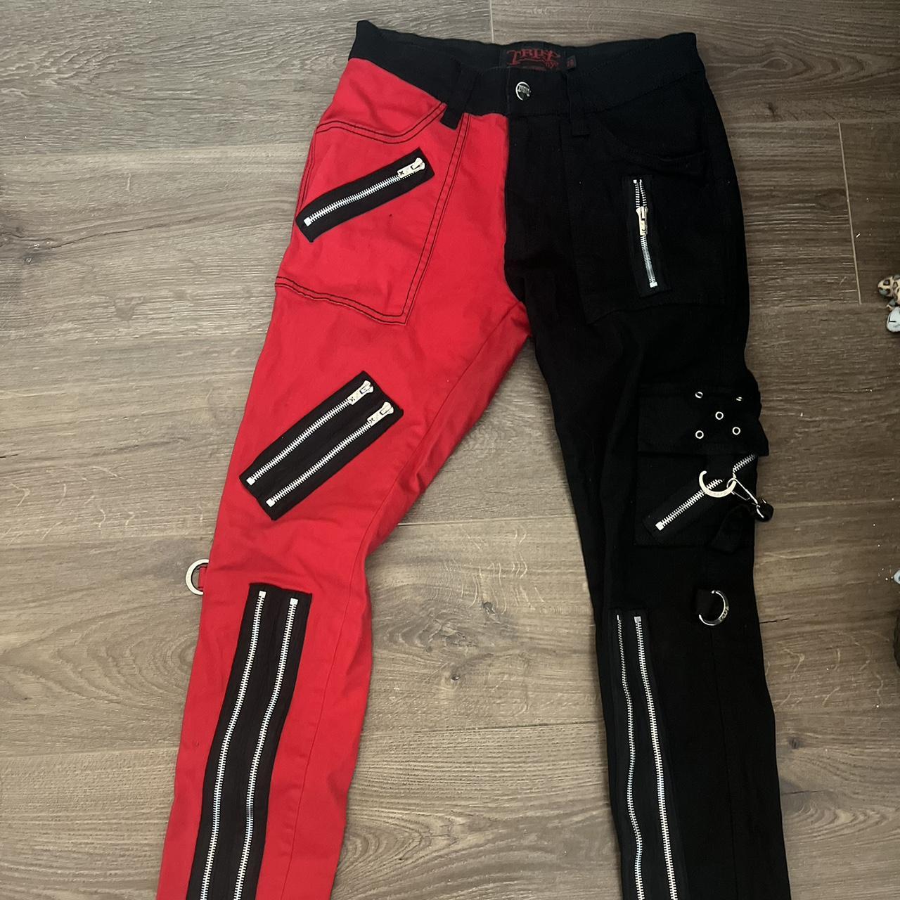 tripp nyc split bondage pant size 28. no... - Depop