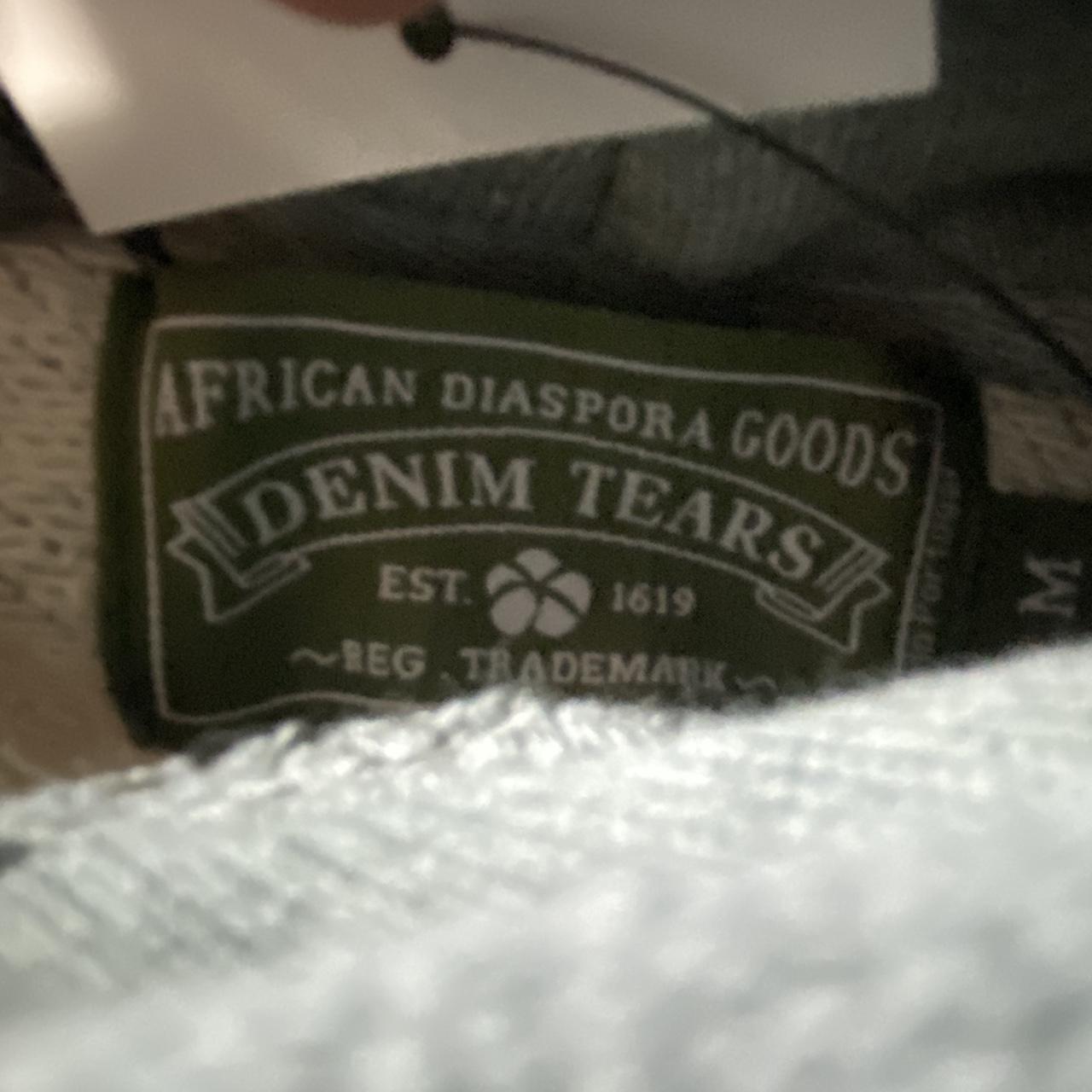 Authentic Denim Tear Grey Medium - Depop