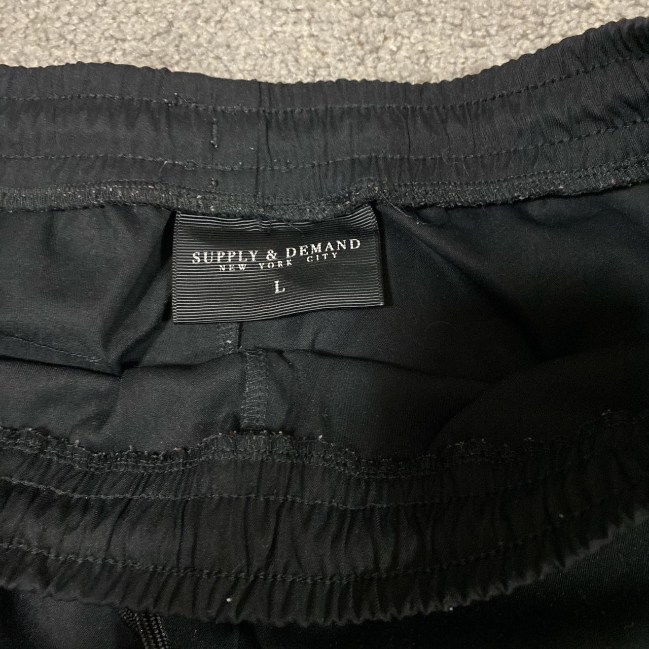 Black Supply and Demand Shorts Size Large - Depop