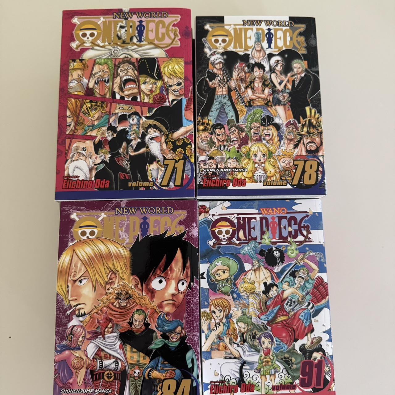 One Piece Manga - Volumes 71-95 For Sale All volumes... - Depop