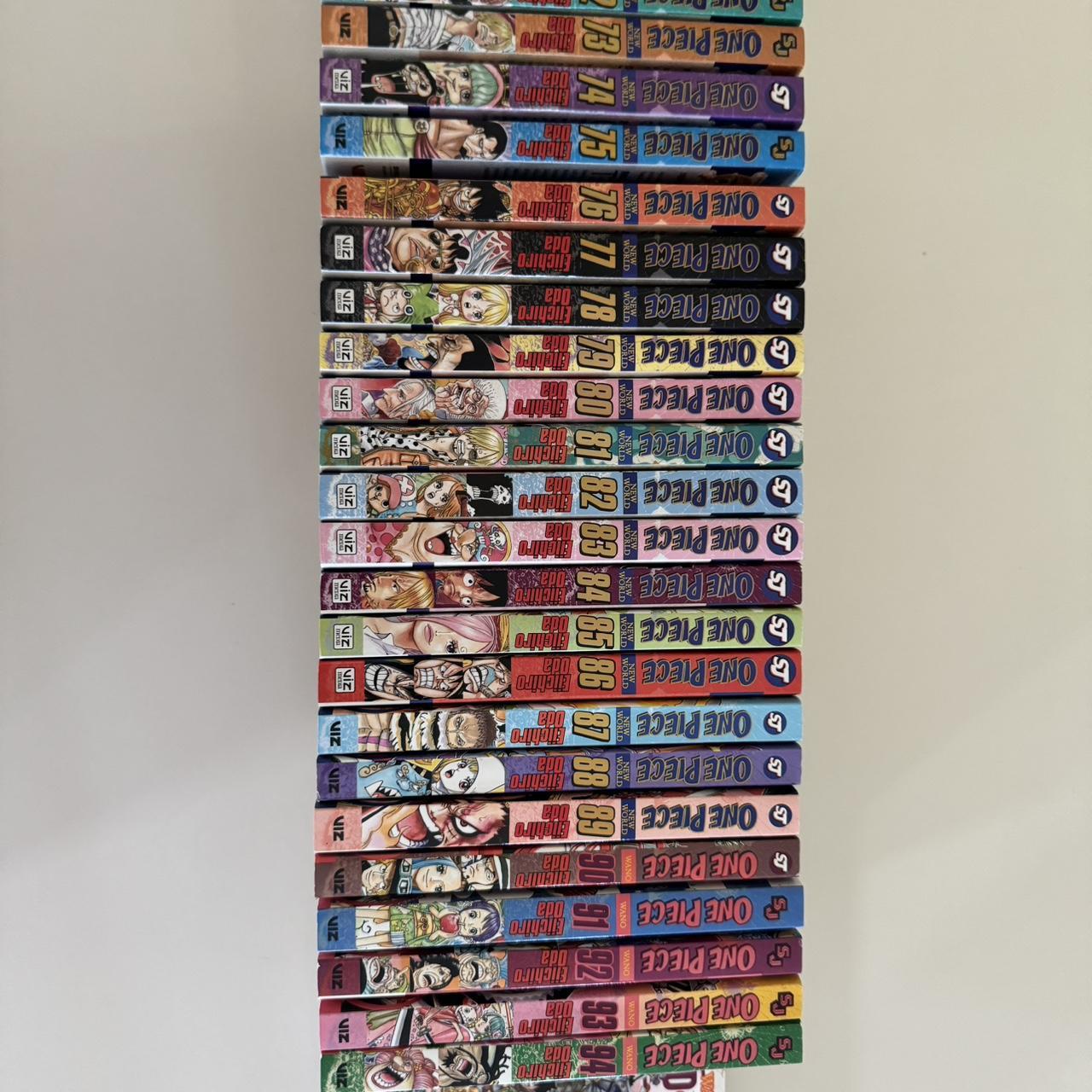 One Piece Manga - Volumes 71-95 For Sale All volumes... - Depop