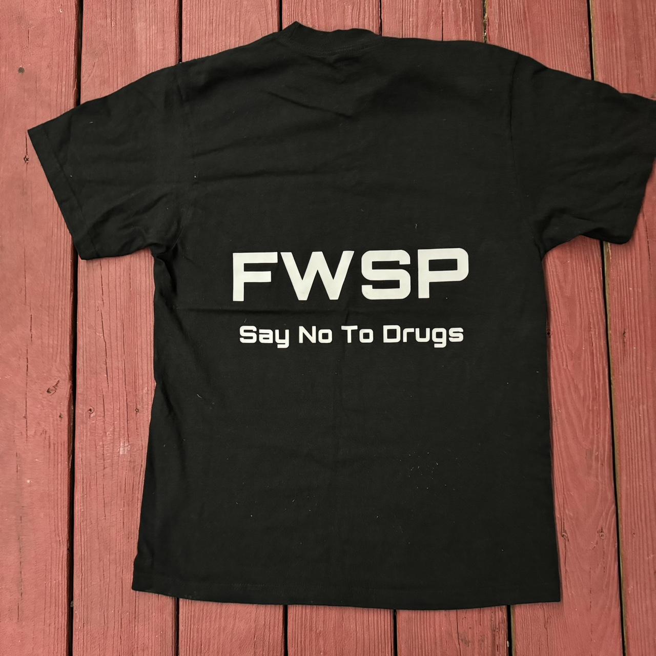 FWSP BLACK TEE “STOP SELLING FAKE PERCS” SIZE M,... - Depop