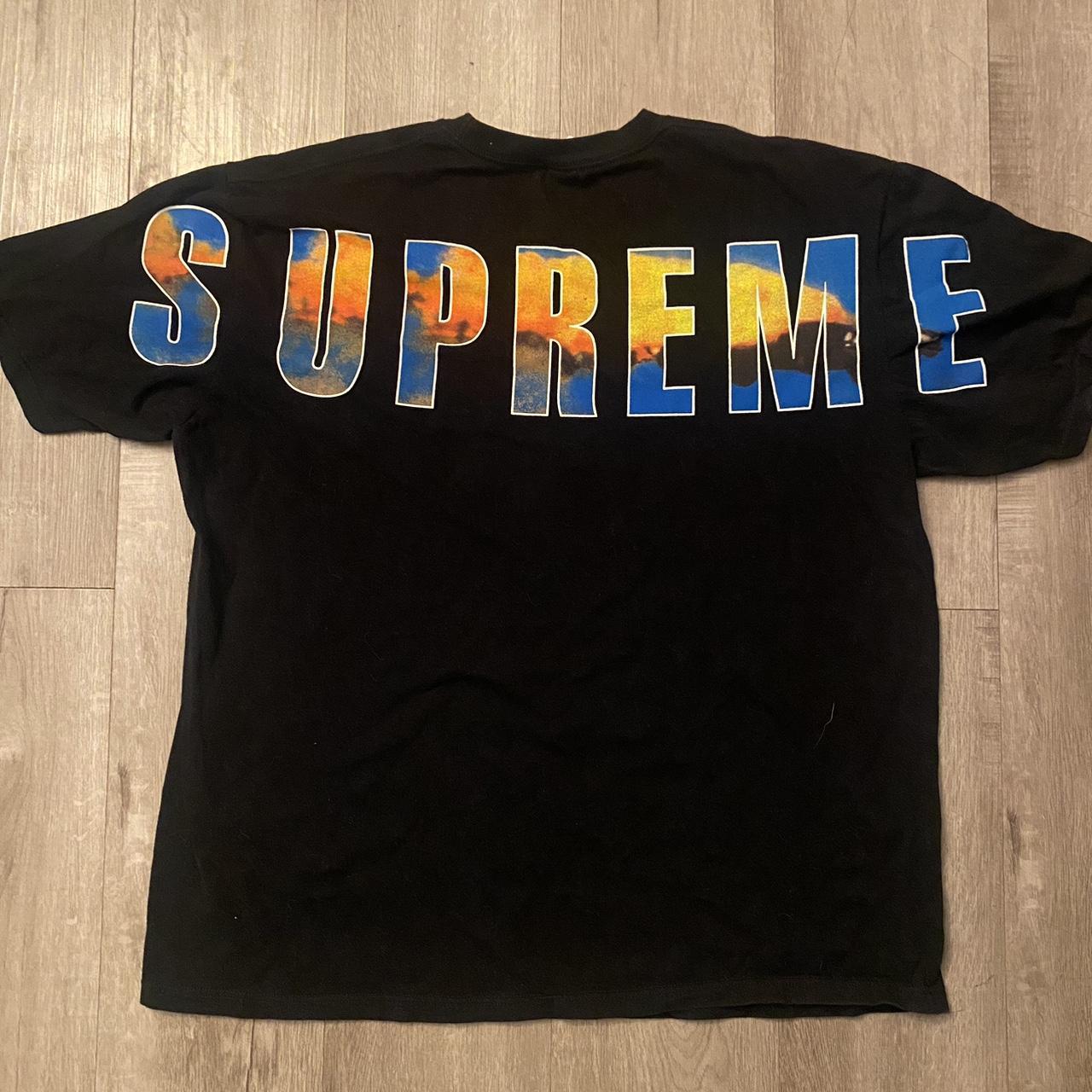 Supreme explosion back block letter T. 100%... - Depop