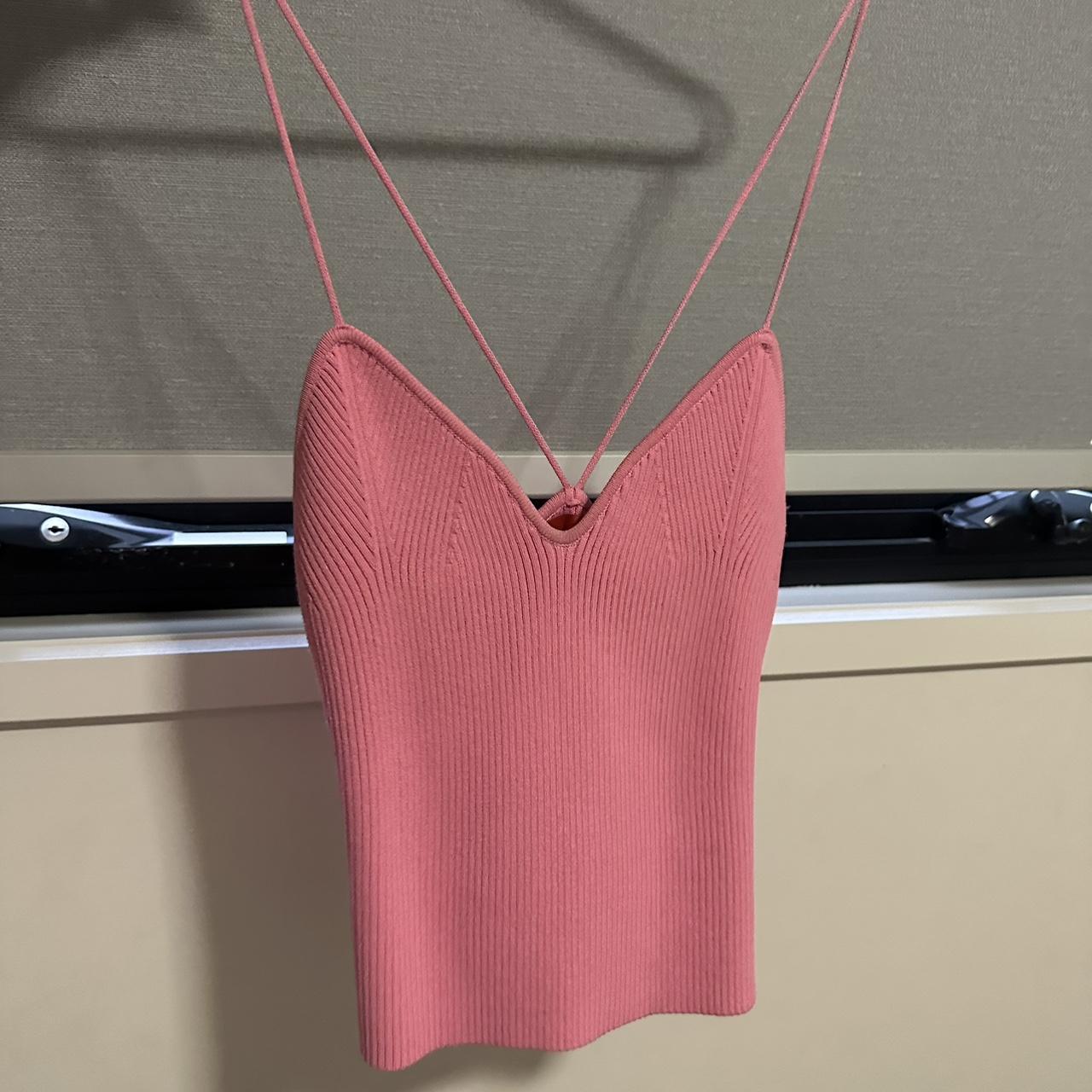 pink manning cartell top size small but would still... - Depop