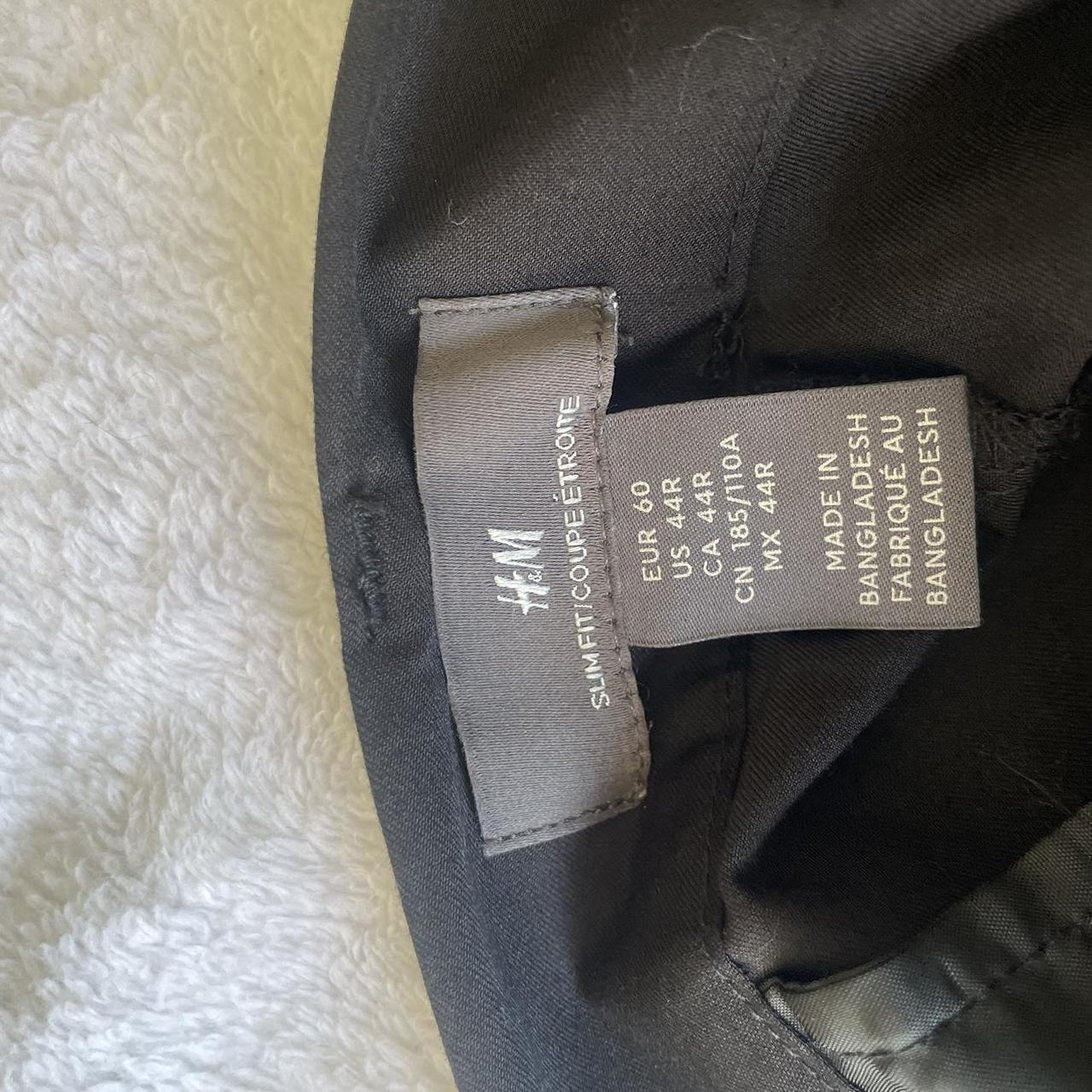 H&am slim fit black pants - Depop