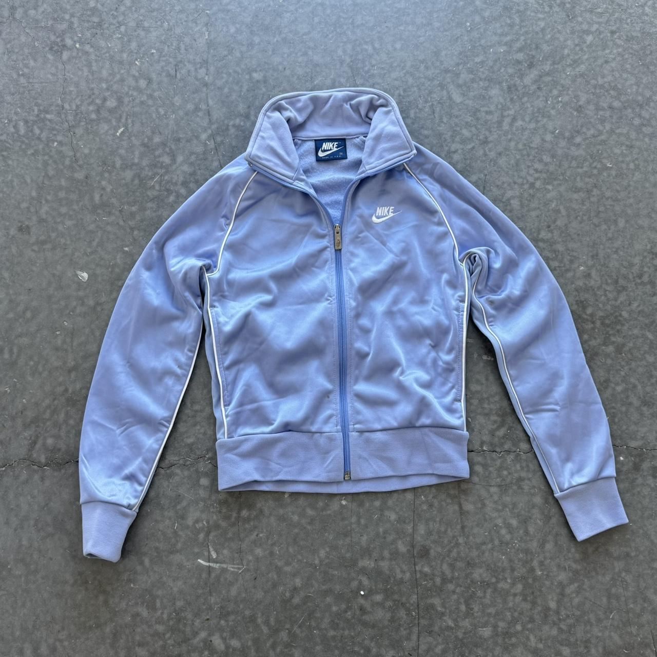 Vintage 80s Womens Nike Baby Blue Track Suit Set... | Depop