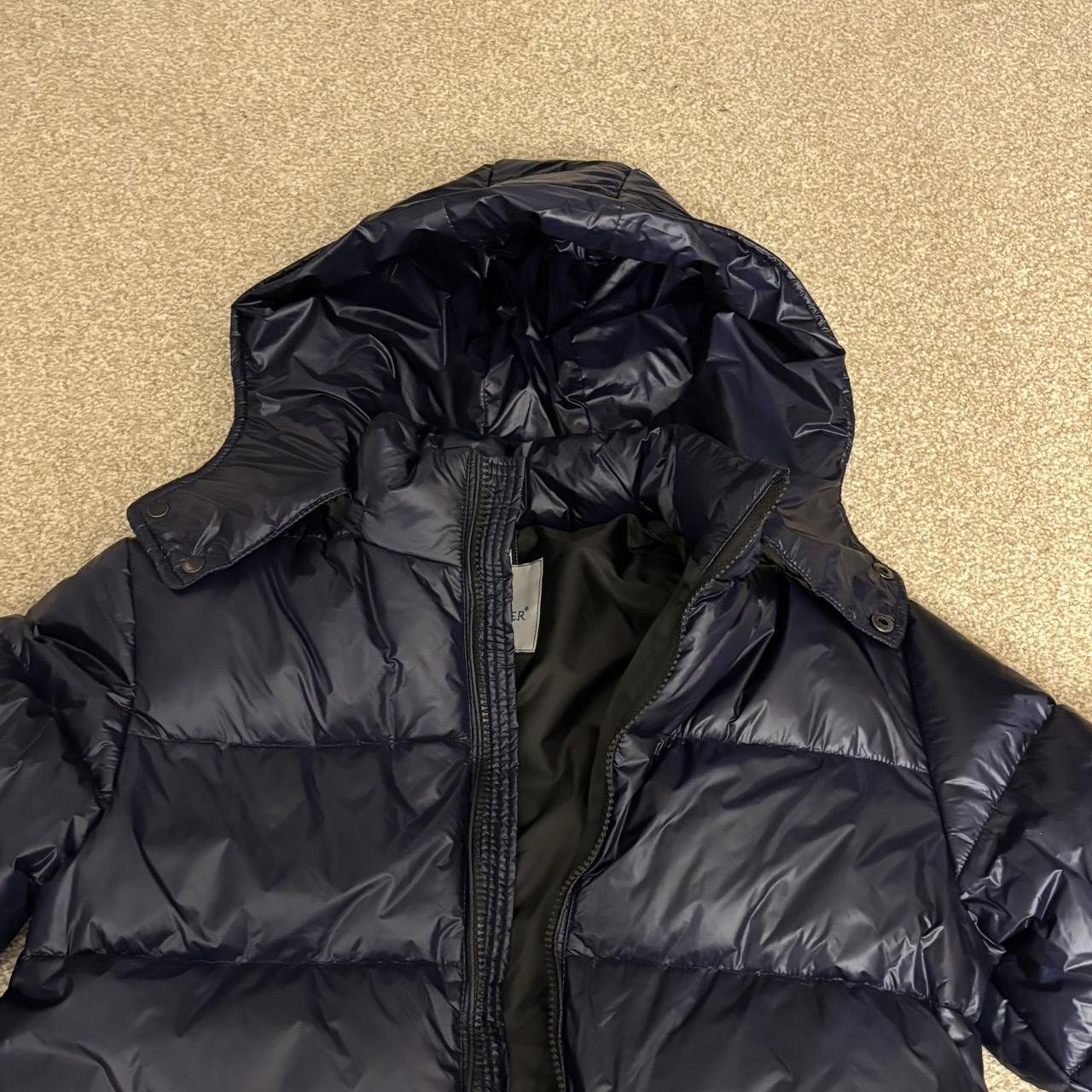 Moncler Maya Navy Blue Size 2 Brand new Rep - Depop