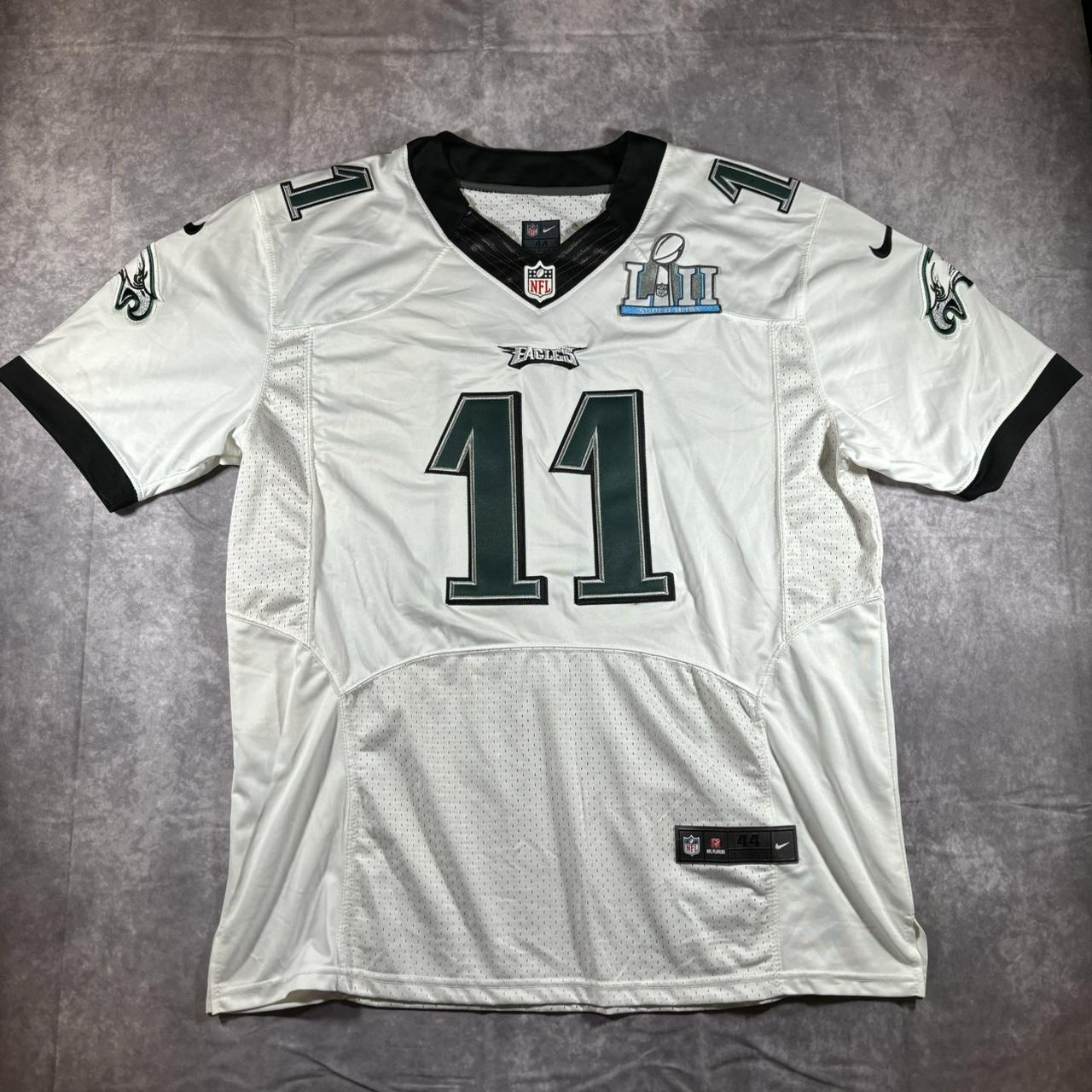 NFL Nike Carson Wentz #11 Eagles White Super Bowl... - Depop