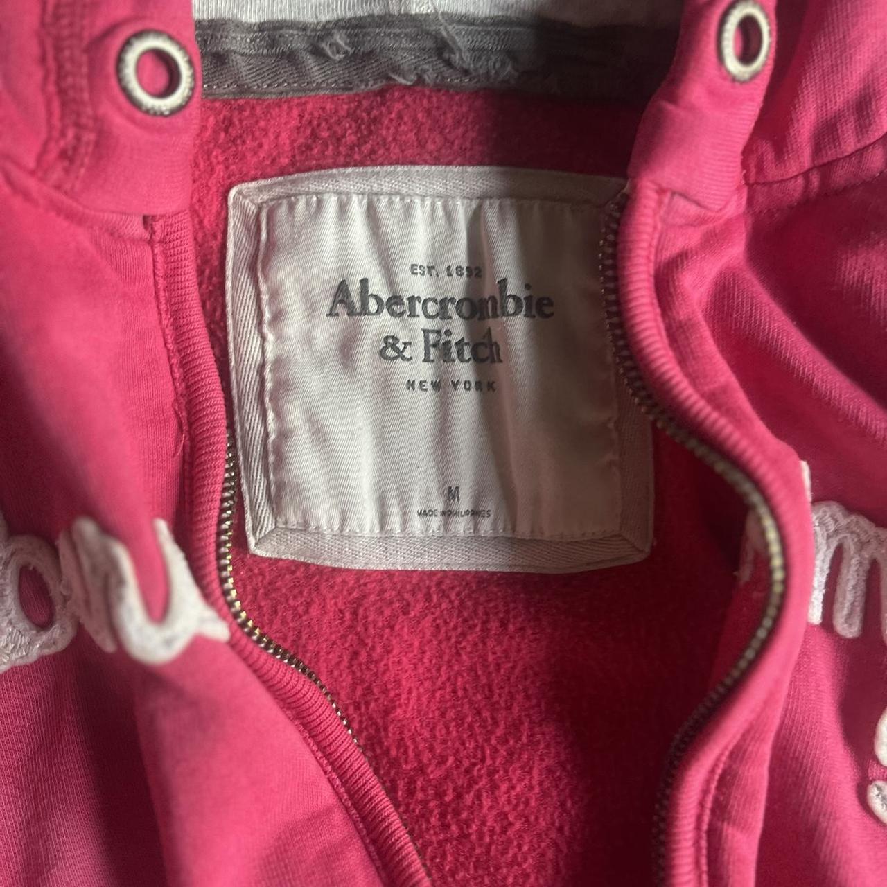 1992 vintage 2000s style Abercrombie & Fitch pink... - Depop