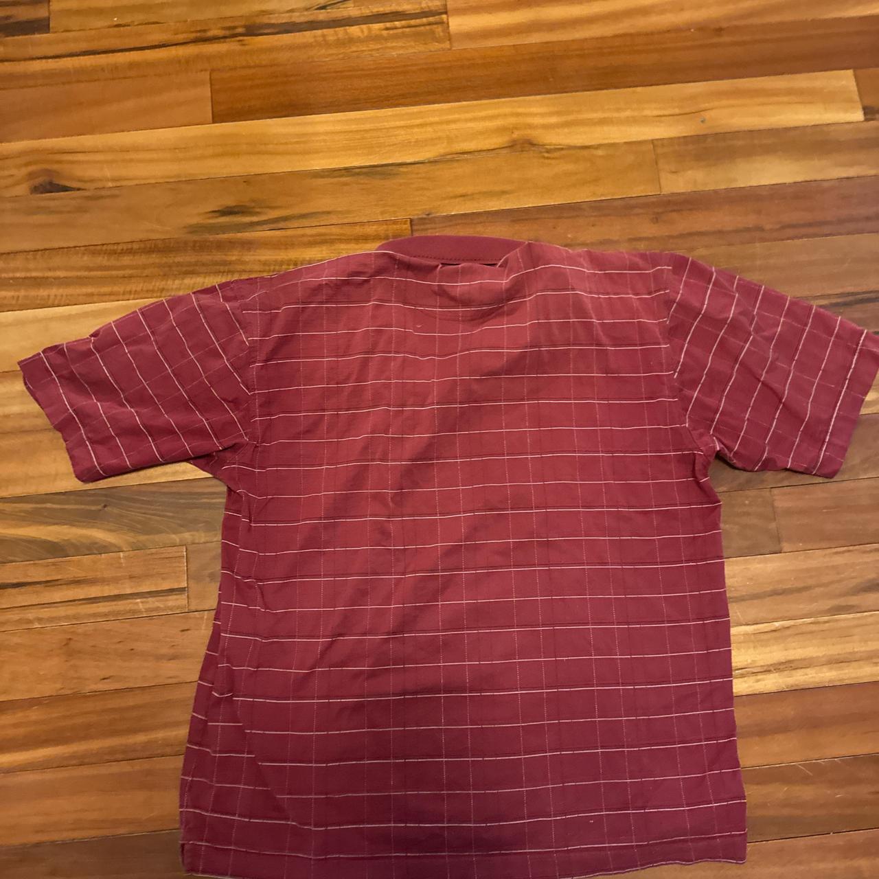 L Red Dockers Skater Style Boxy Polo Shirt Perfect... - Depop