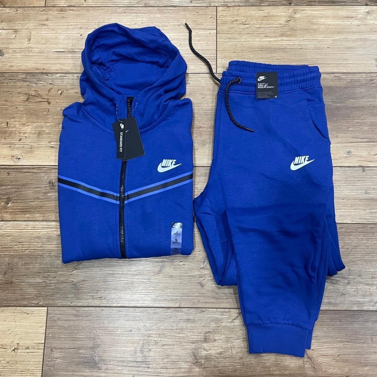 Royal blue Nike tracksuit #tracksuit - Depop