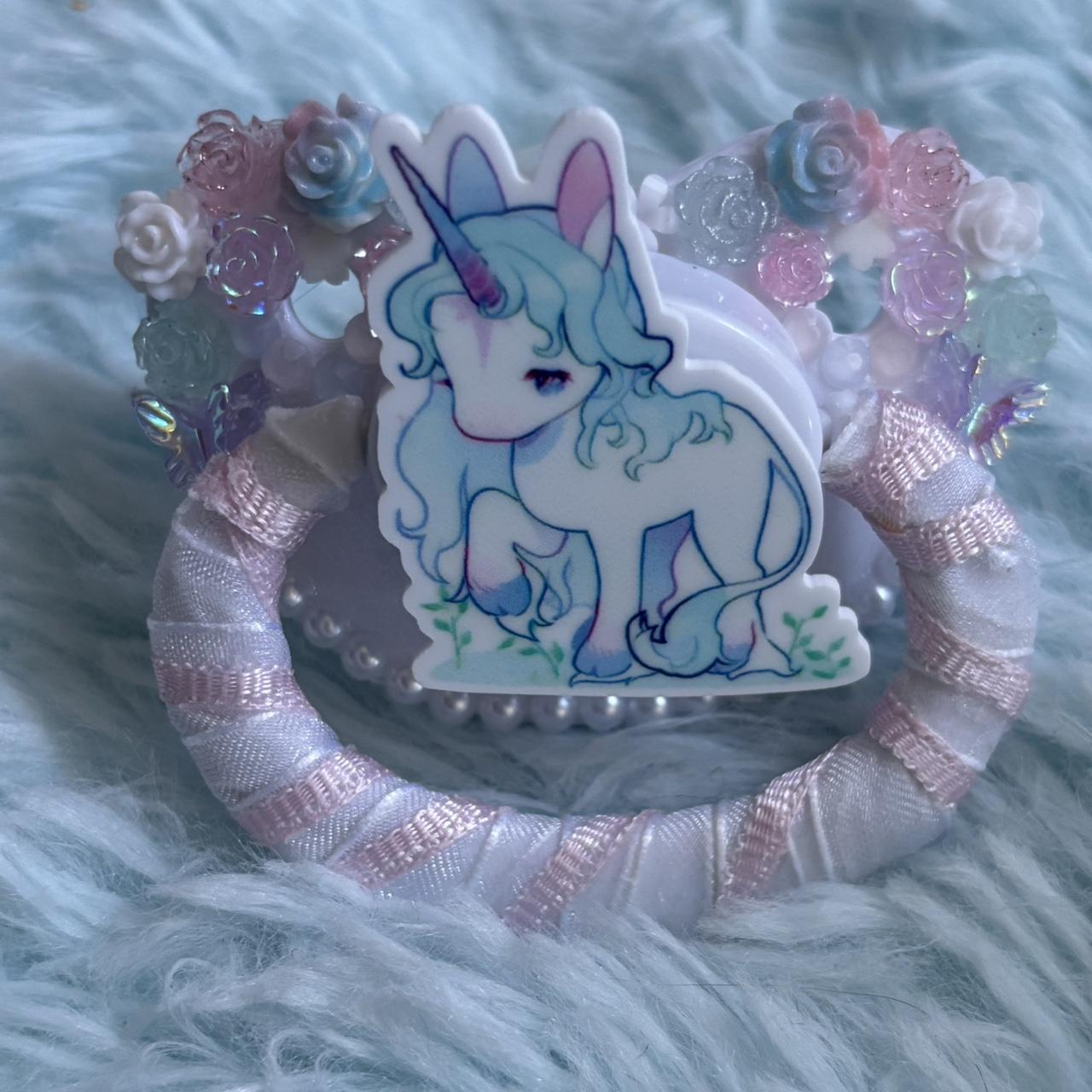 Flowers and pearl gem decorated pacifier- has... - Depop