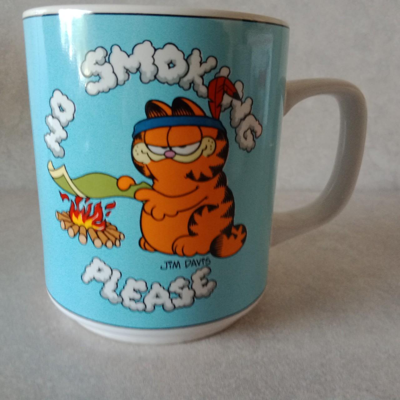 Vintage No Smoking Garfield Mug #garfield... - Depop