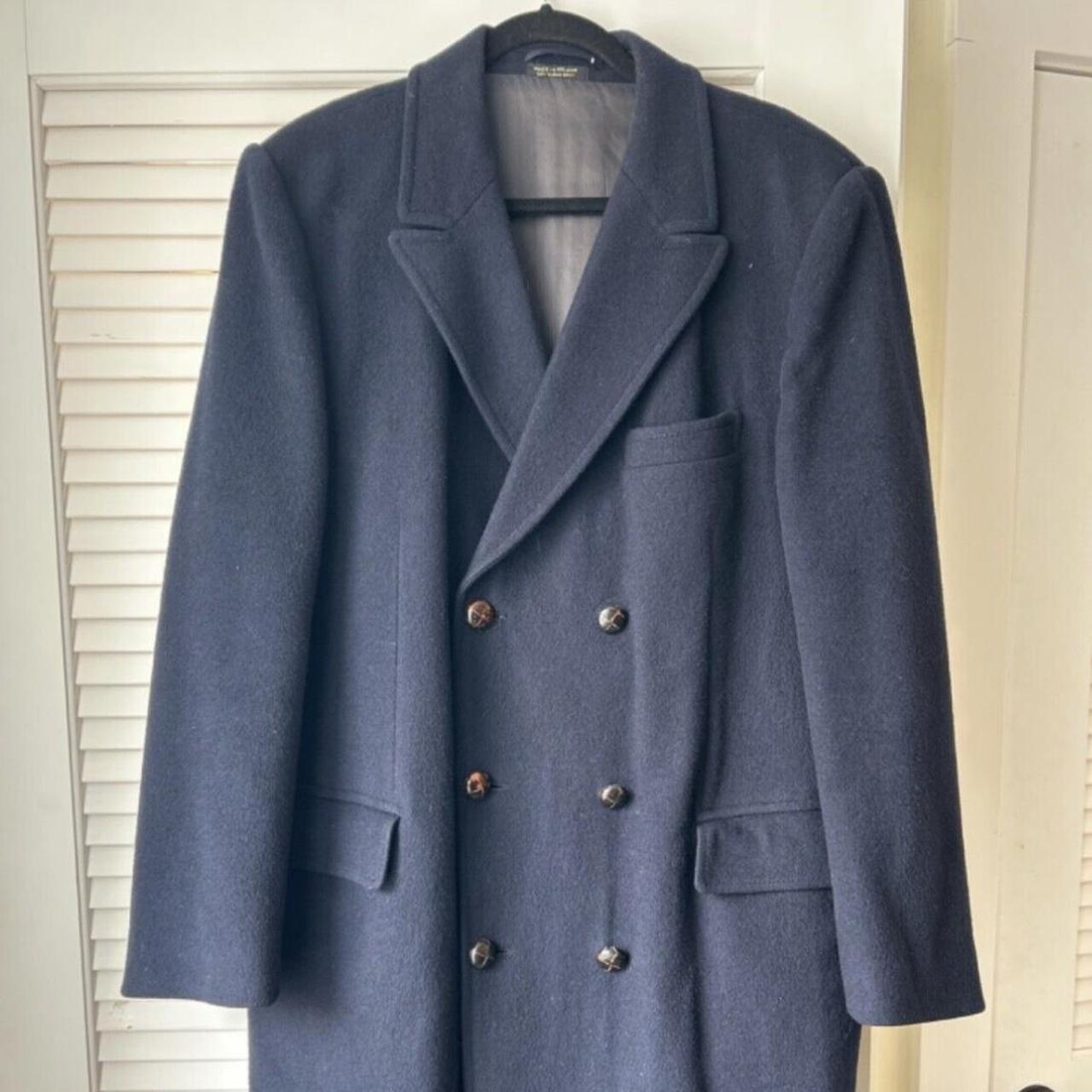 Vintage limited edition Woolmark coat. 100% wool... - Depop