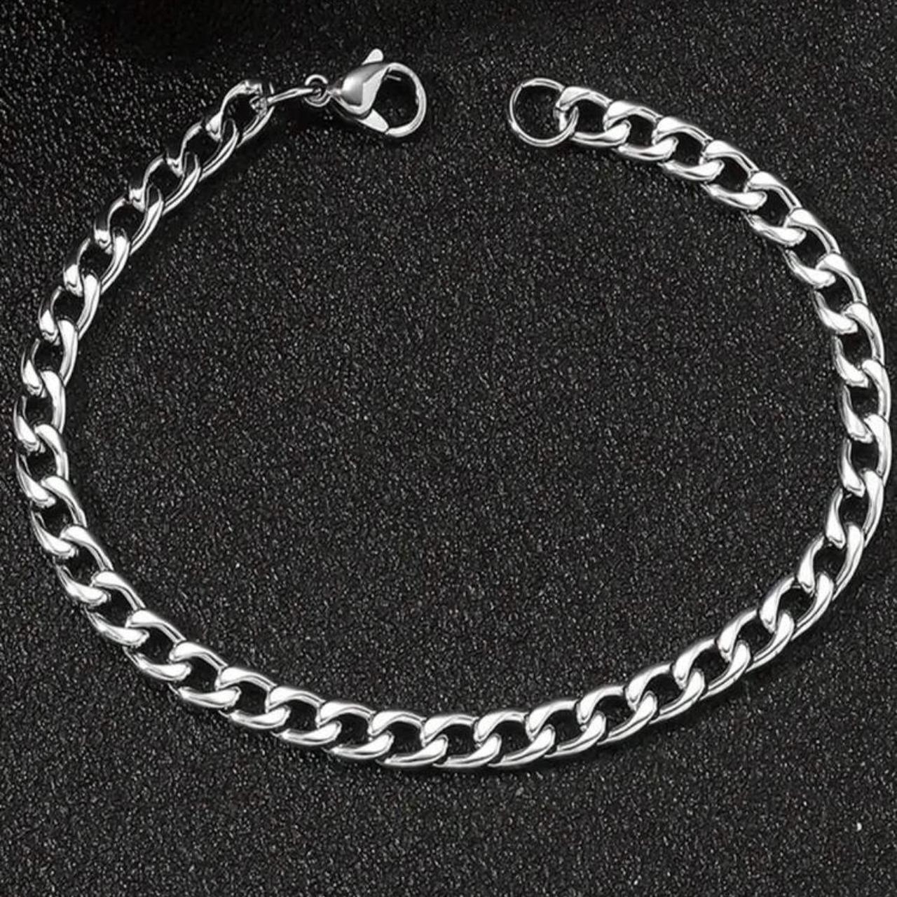 Men’s Bracelet Stainless... - Depop