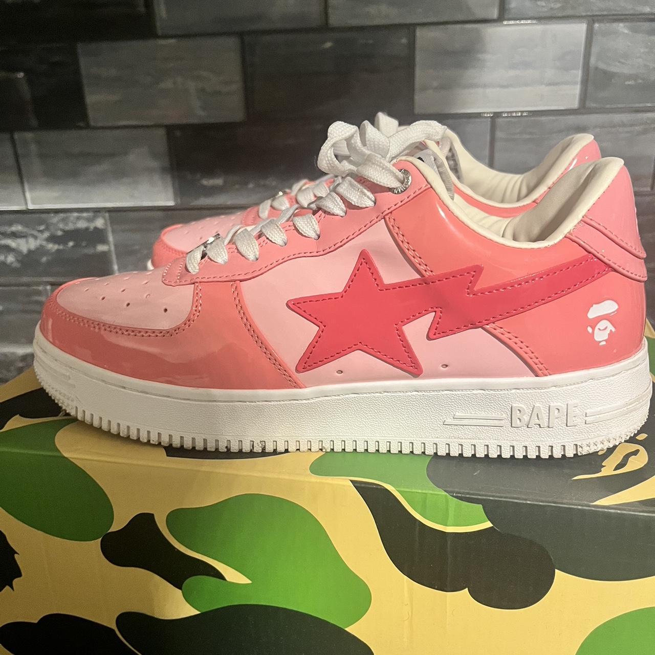Bapesta, pink, 9.5 men’s - Depop